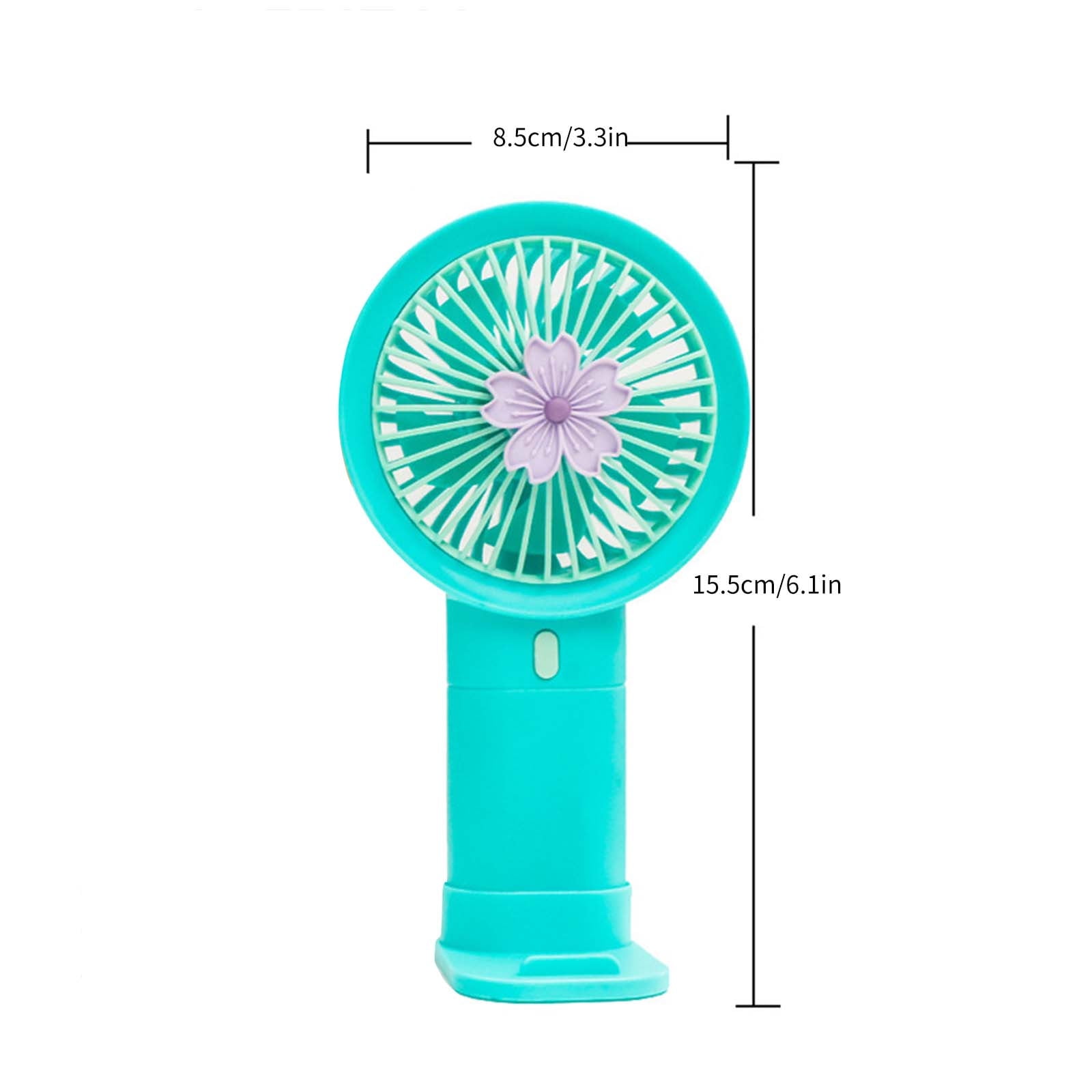 Blasgw Mini Portable Small Fan Quiet Rechargeable Office Desktop Fan ...