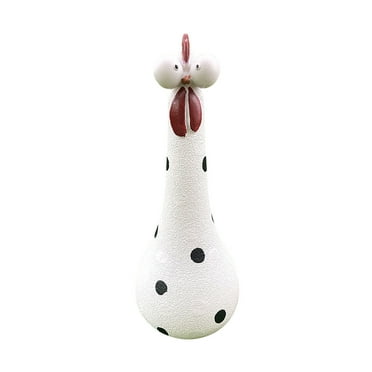 NSESSHome Clearance Silly Chicken Decor Silly Concrete Chickens Resin ...