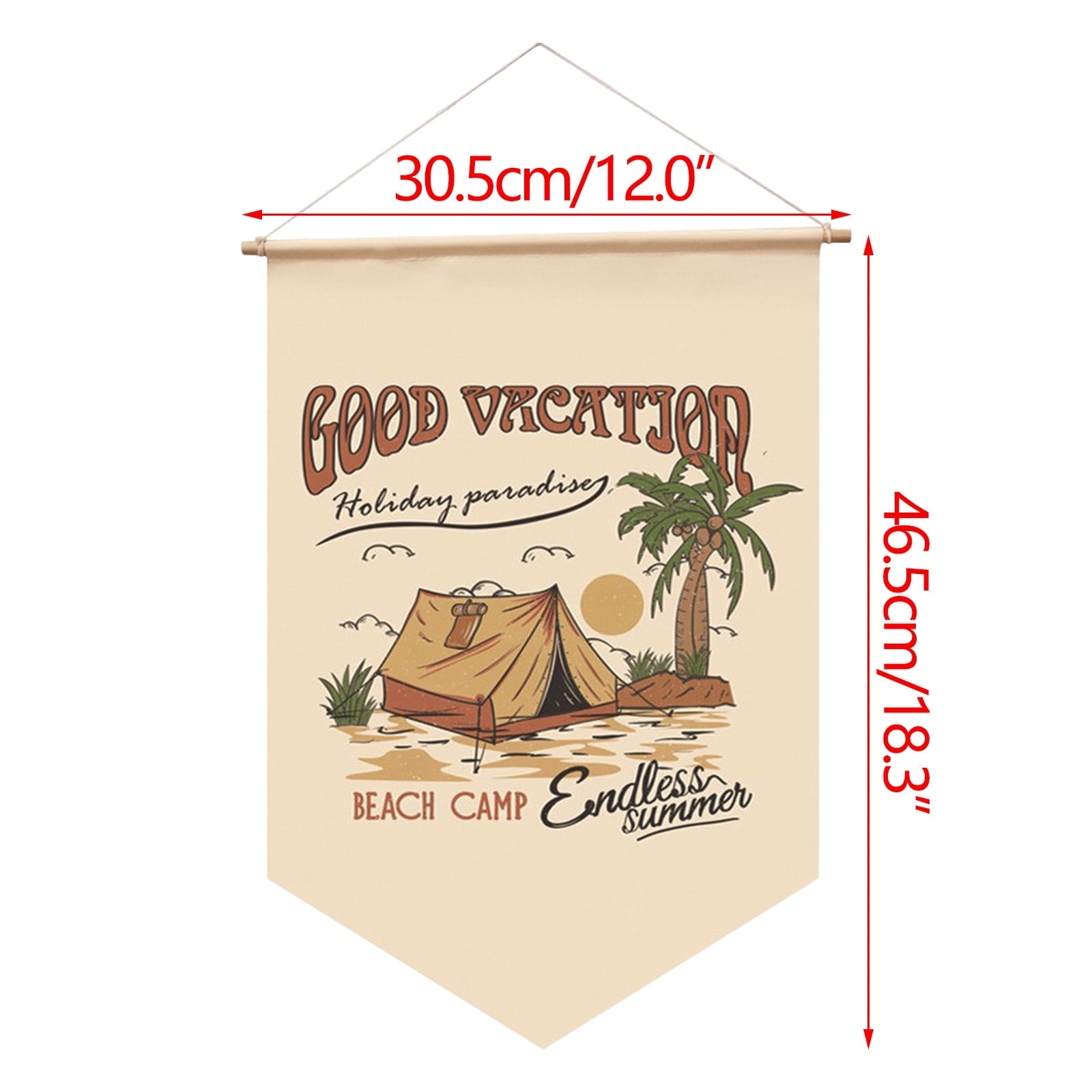 Blasgw Summer Camping Decorations - Outdoor Camp Flag String with ...