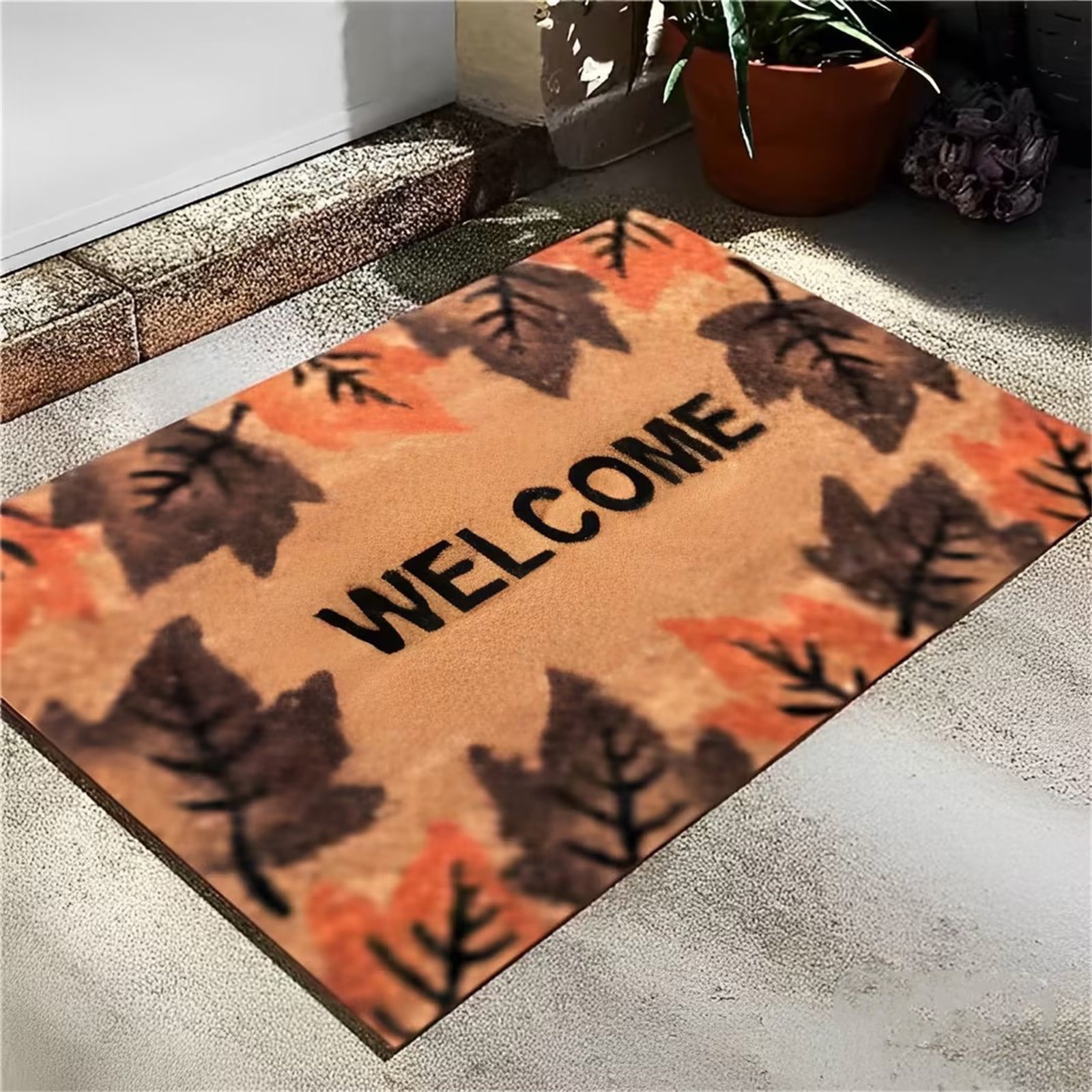 Blasgw Welcome Doormat In Summer 31.5x19.7 Inches, Outdoor Welcome Home ...
