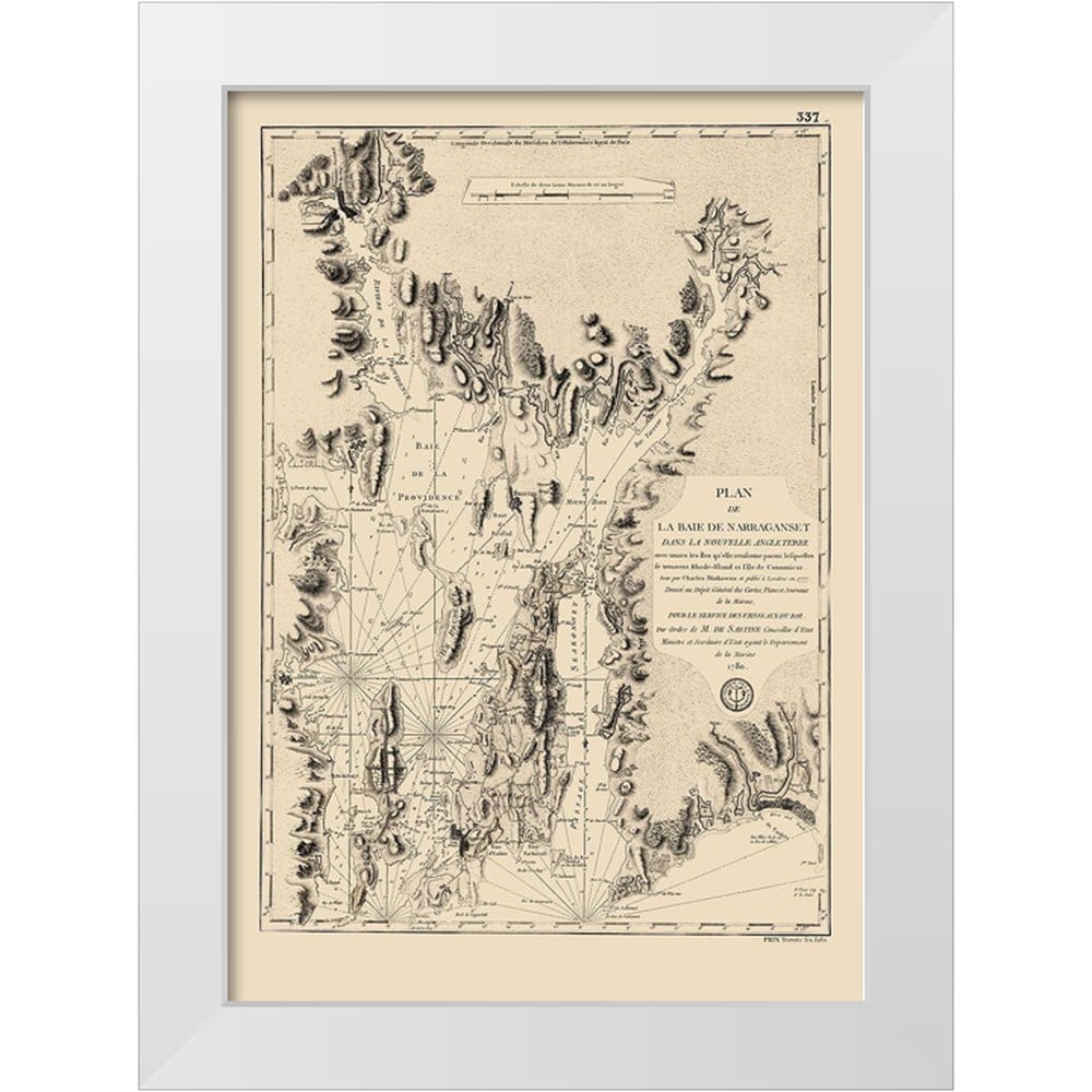 Blaskowitz 14x18 White Modern Wood Framed Museum Art Print Titled ...