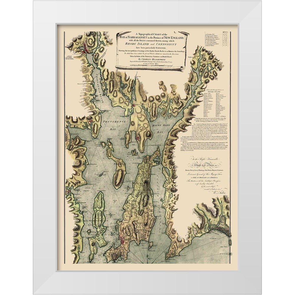 Blaskowitz 19x24 White Modern Wood Framed Museum Art Print Titled ...