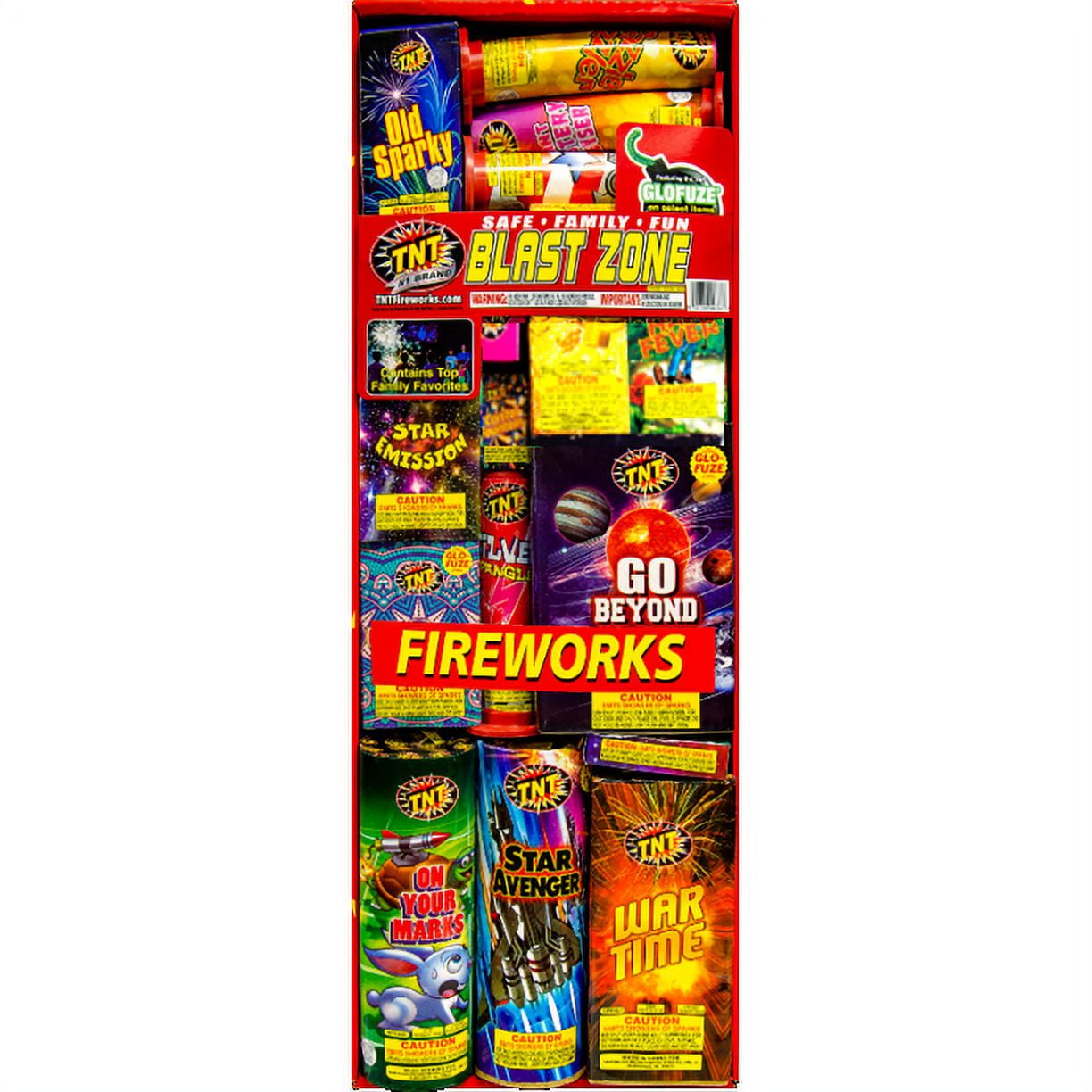 Blast Zone, TNT Fireworks, Smoke and Novelty Assortment Pack, Party ...