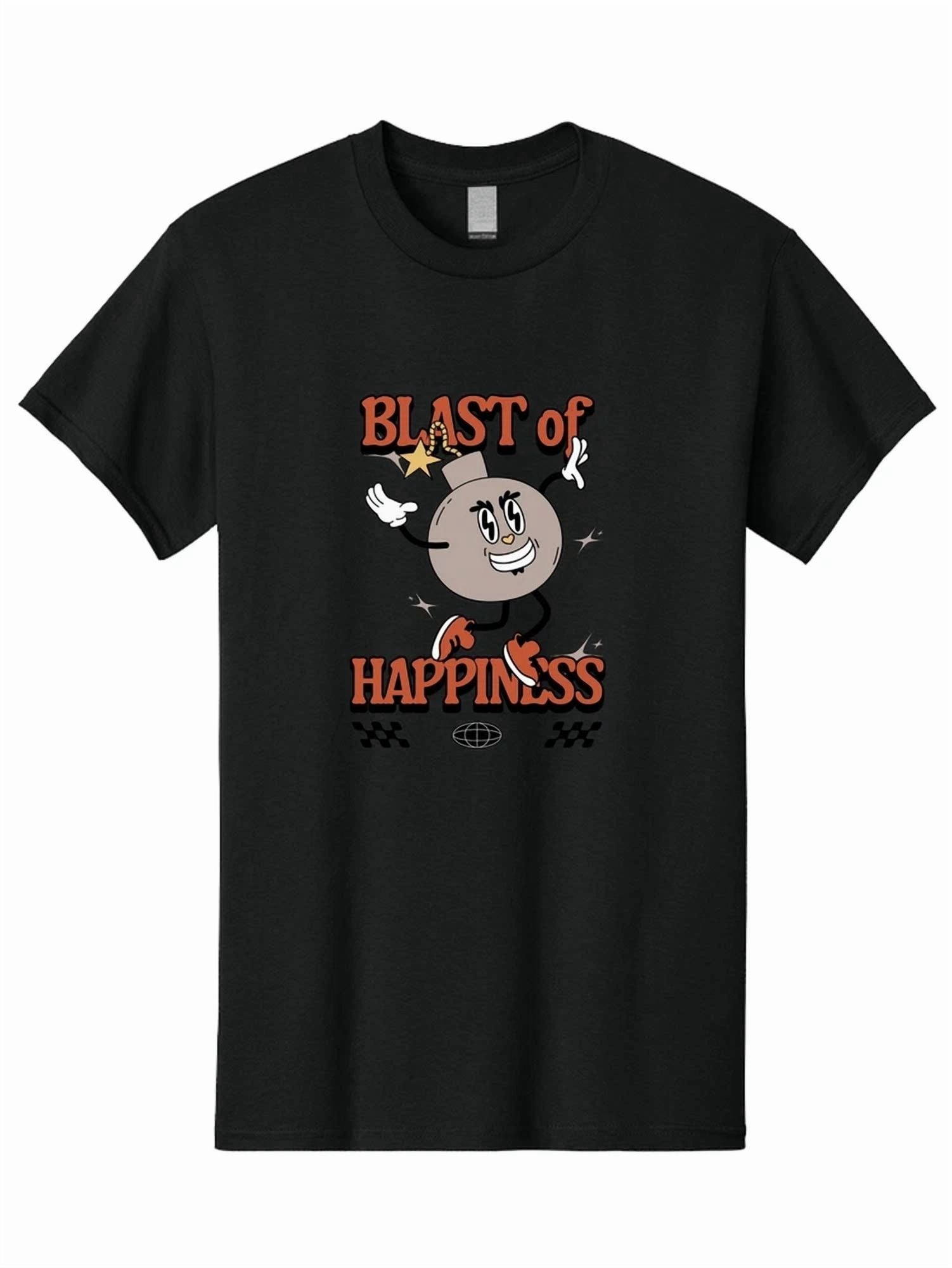 Blast of Happiness Retro Cartoon Bomb Joy Explosion Comic Pop Art Style ...