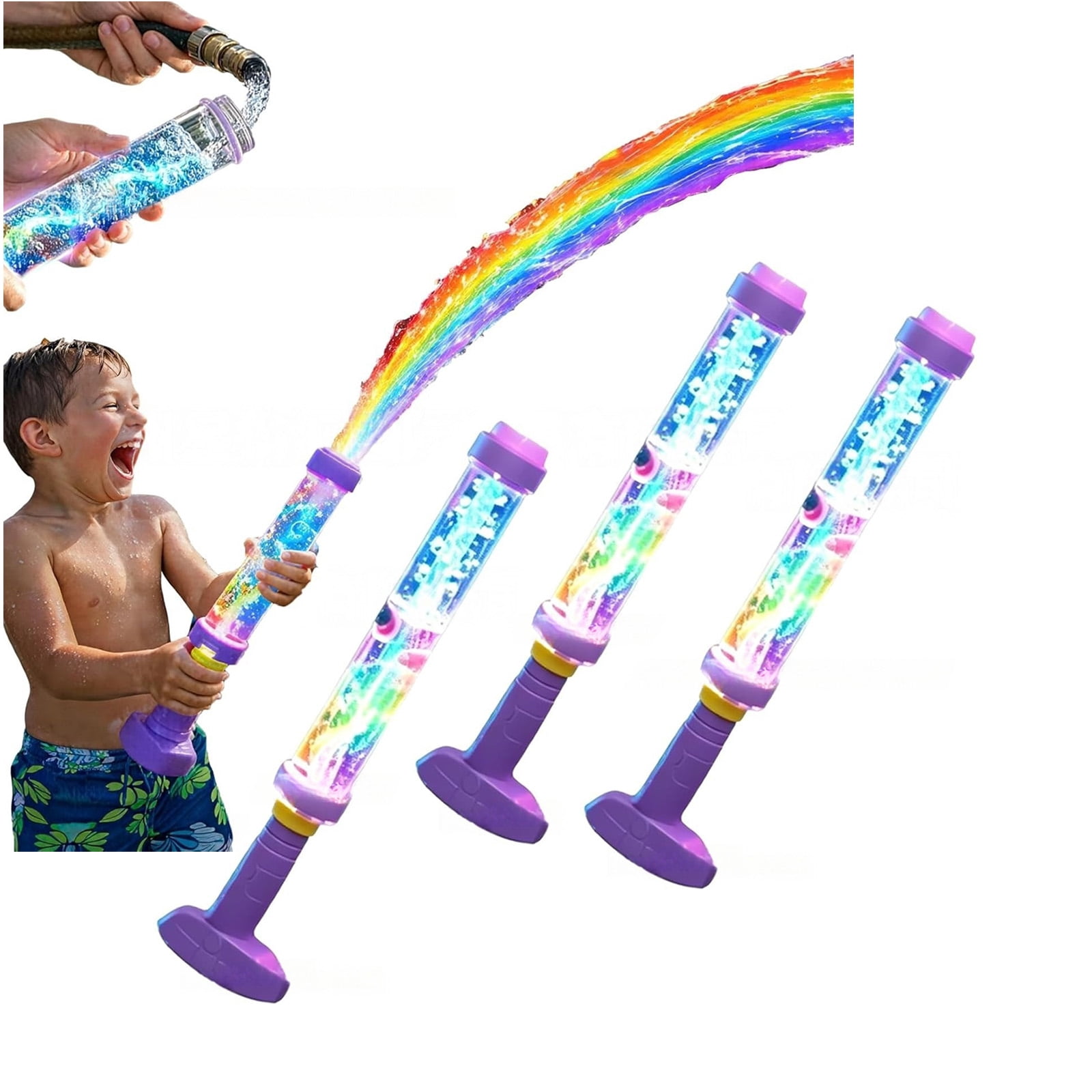 Blasters LED Rainbow Water Guns Toy For Outdoor Play Beach And Backyard ...