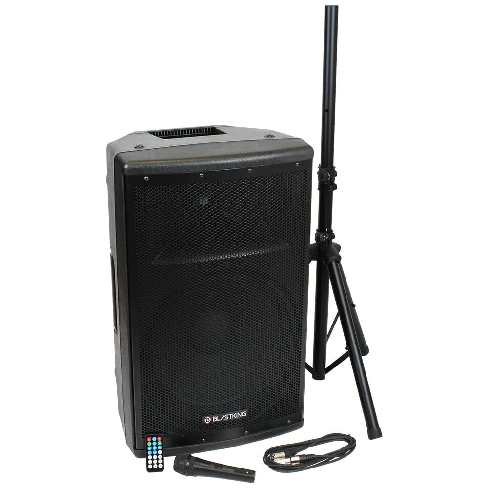 Blastking BDT15CMB1 1000W 15 in. 2-Way Active Loudspeaker with Mic ...