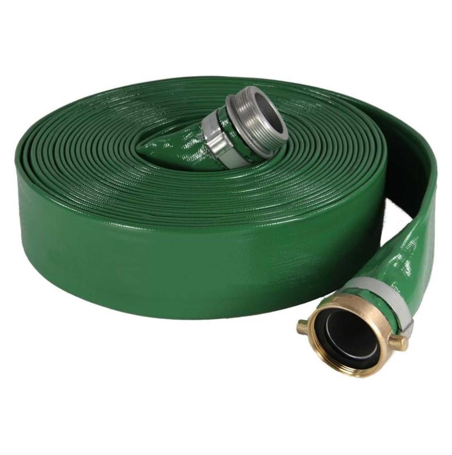 Blastline 3" ID Green Contractors PVC Water Layflat Discharge Hose ...