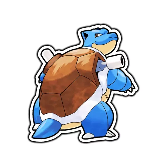 Blastoise Waterproof Sticker Phone Decal Water Bottle Stickers Car ...