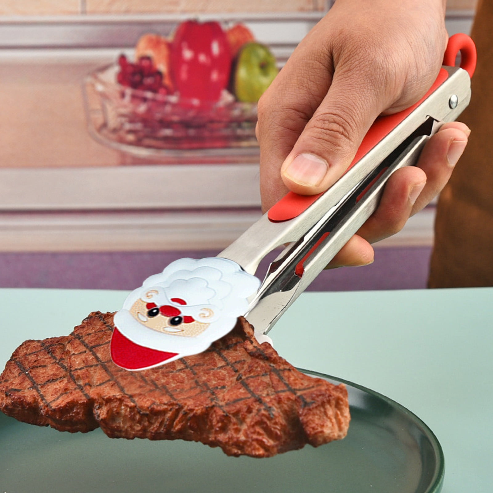 Blateno Bag Clips for Food, 8 Inches Metal Chip with Cartoons Pattern ...