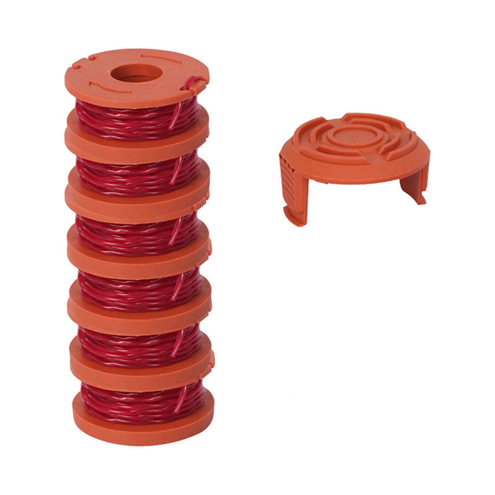 Blateno Grass T Rimmer Spool Line Weed Spool Cap Cover Lawnmower Spool ...