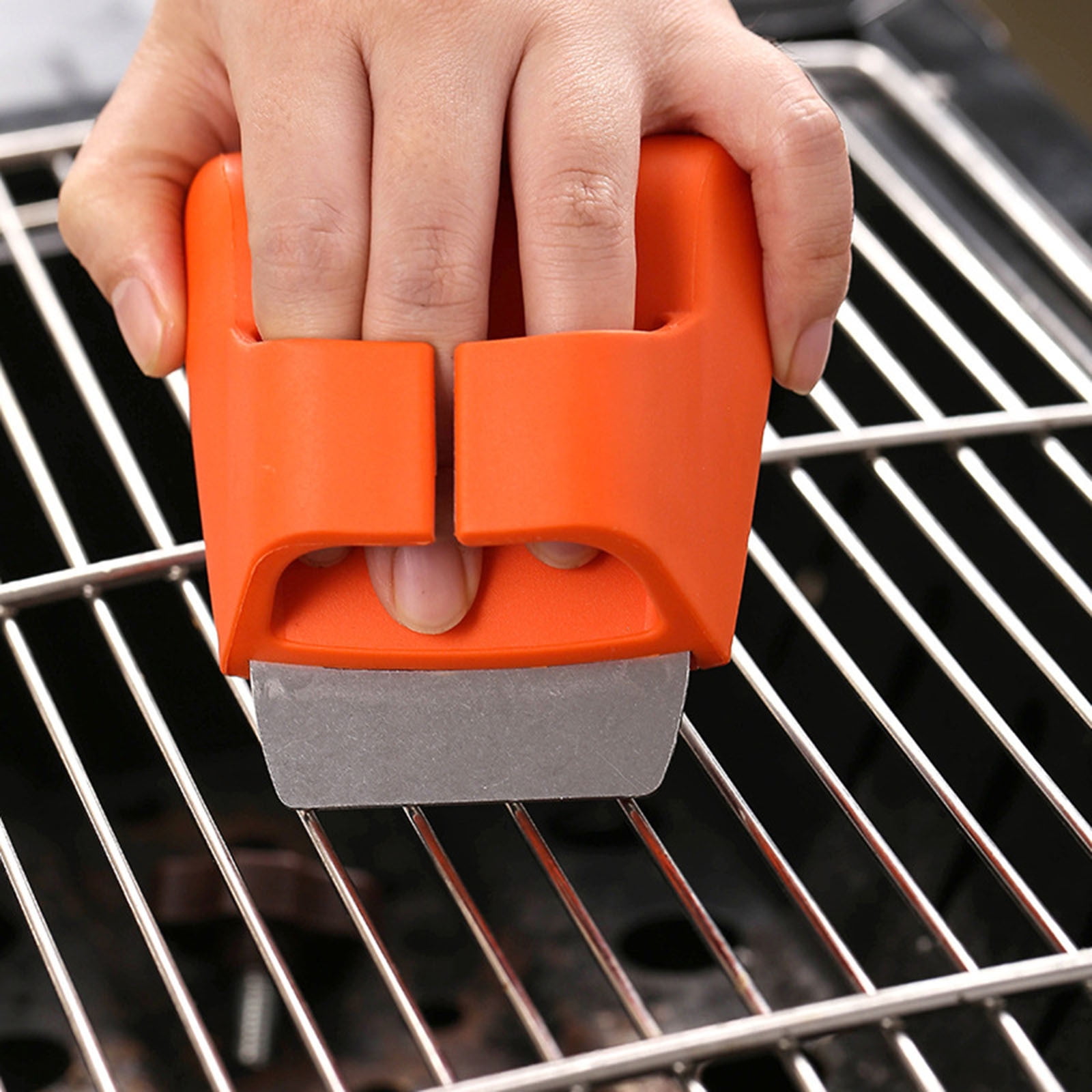 Blateno Grill Cleaning Brush and Scraper for Pizza Stone/Oven, 2-in-1 ...
