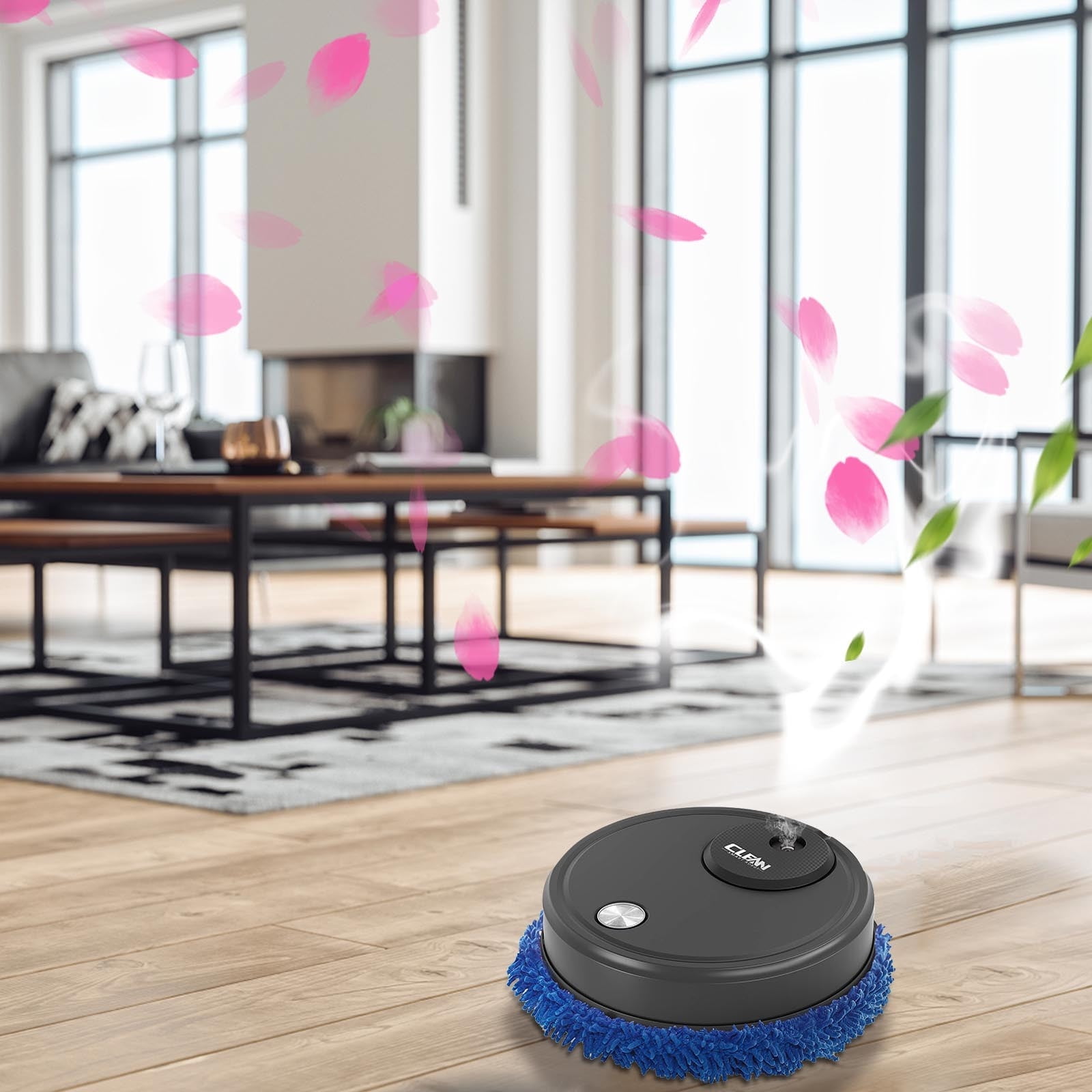 Blateno Three-Spin Robot Mop - Ultra Quiet Smart Mopping Robot Cleaner ...