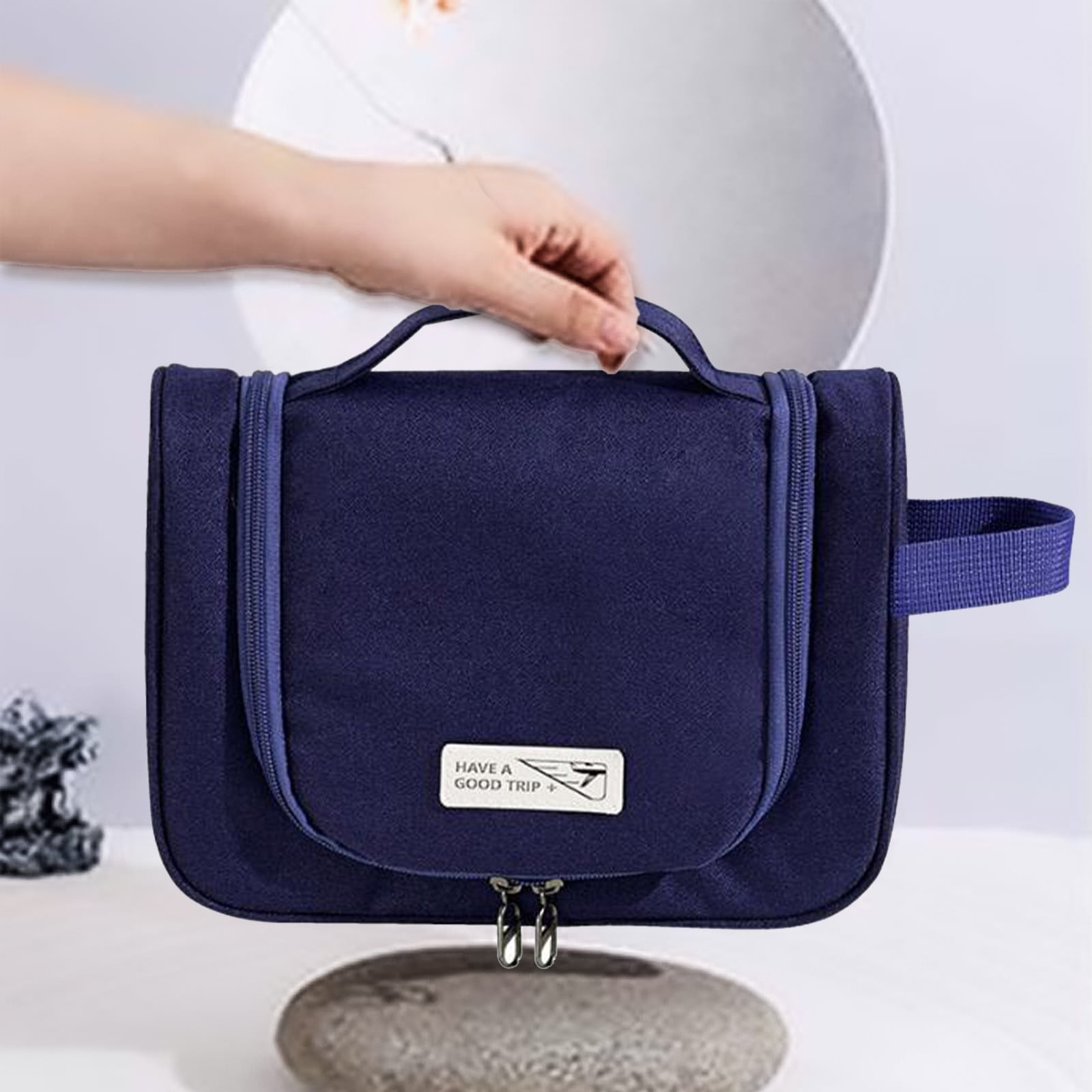 weibbin Travel Toiletry Bag for Women Large Capacity with Hook ...