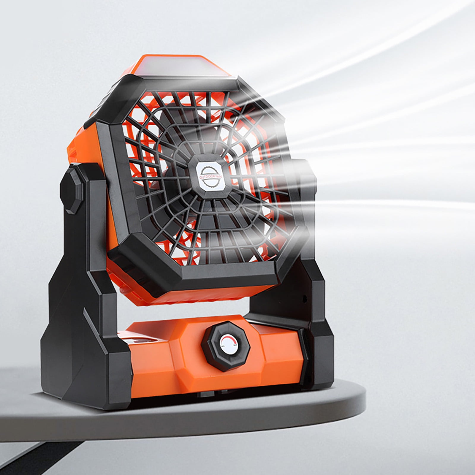 Blateno USB Mini Desk Fan, Quiet 3-Speed Fan, 90Â° Adjustable Portable ...