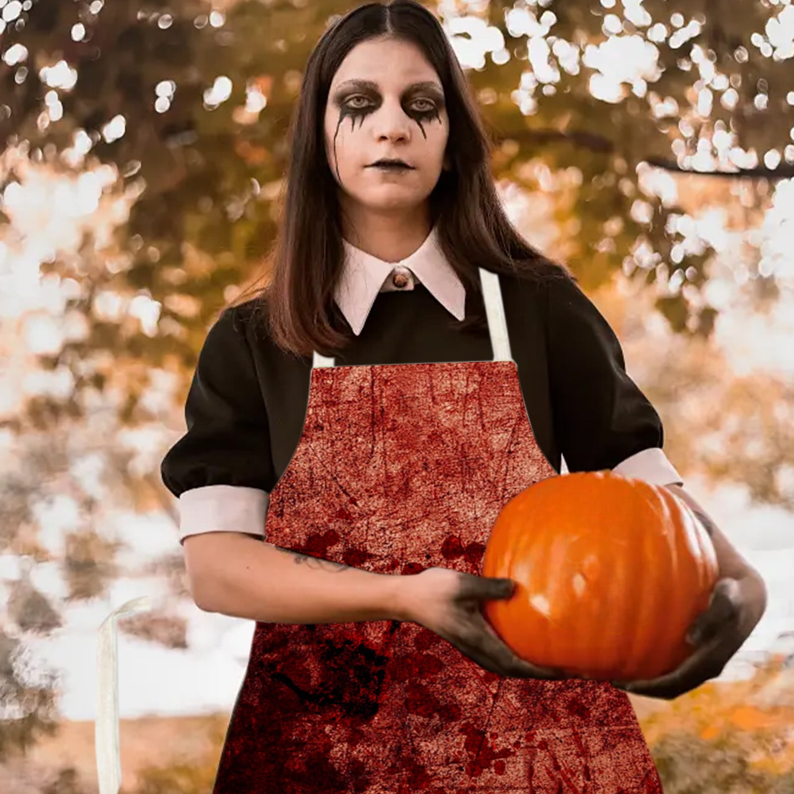 Blateno Western New Halloween Day Apron COS Horror Weird Play Staff ...