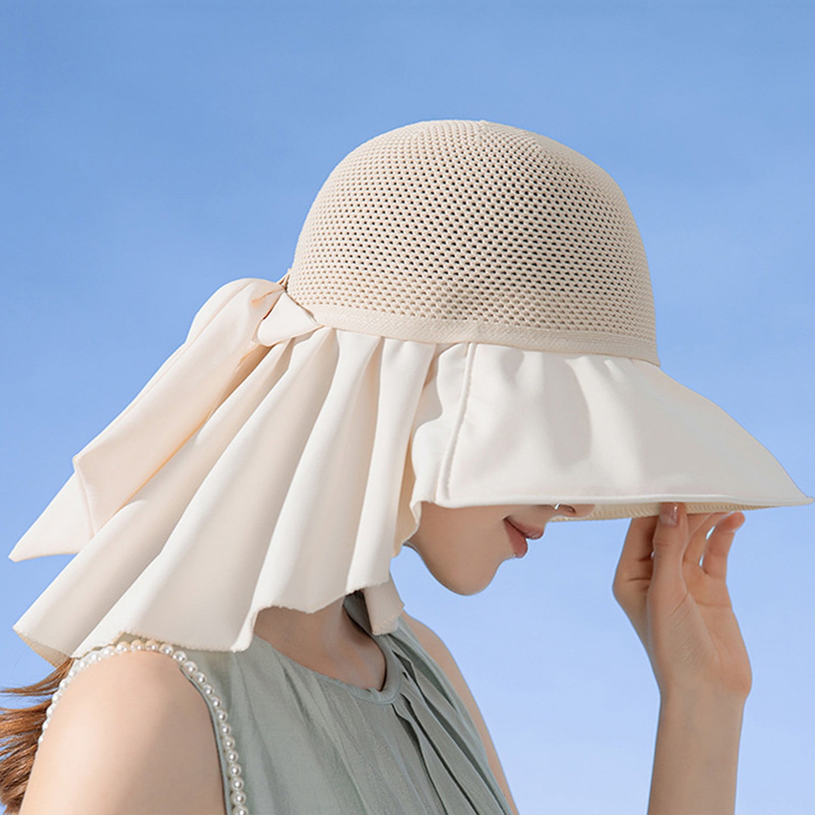 Blateno Women Sun Hats - Sun Protection Hat Summer Outdoor Neck Shield ...