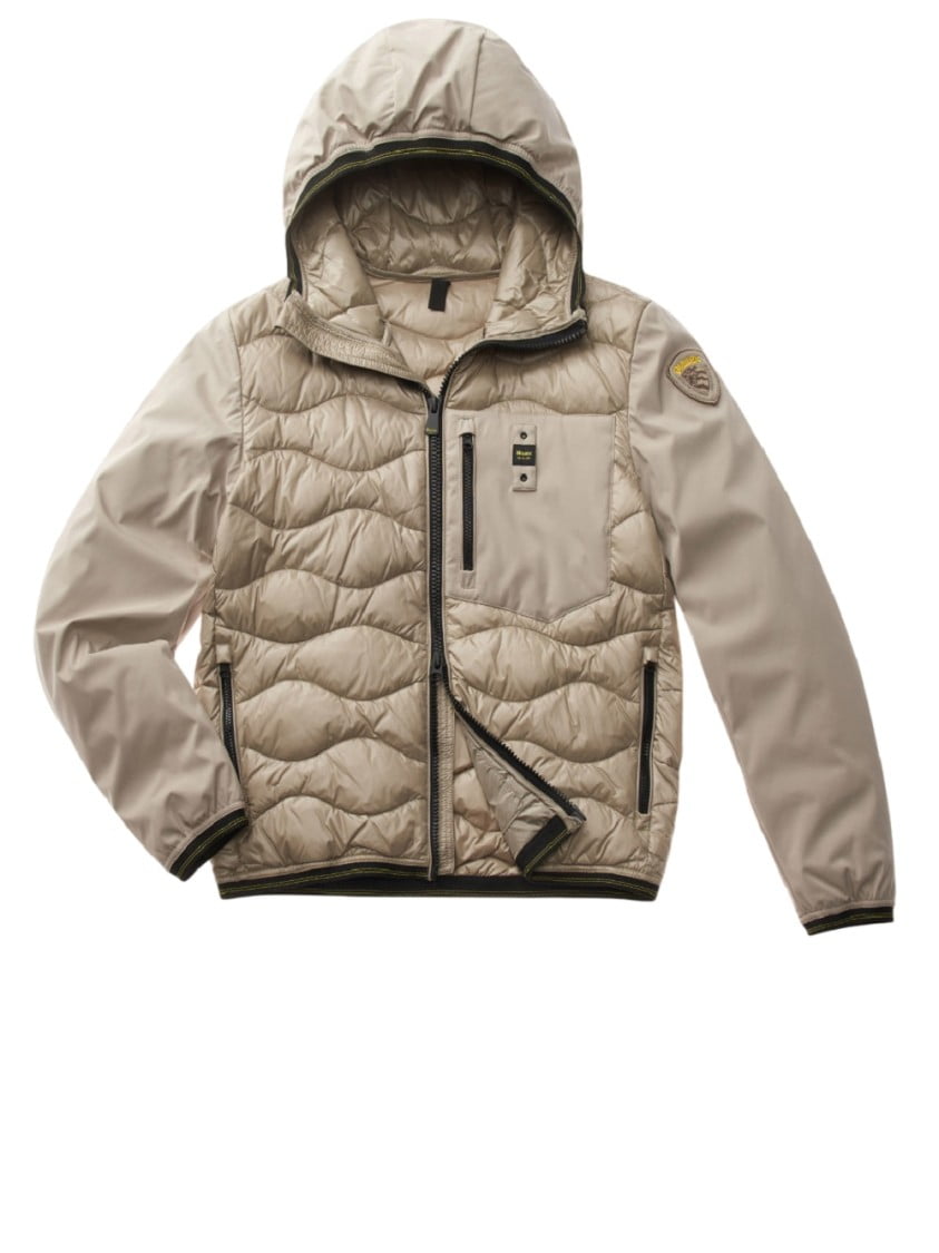 Blauer Beige Down Jacket With Hood (Men's) - Walmart.com