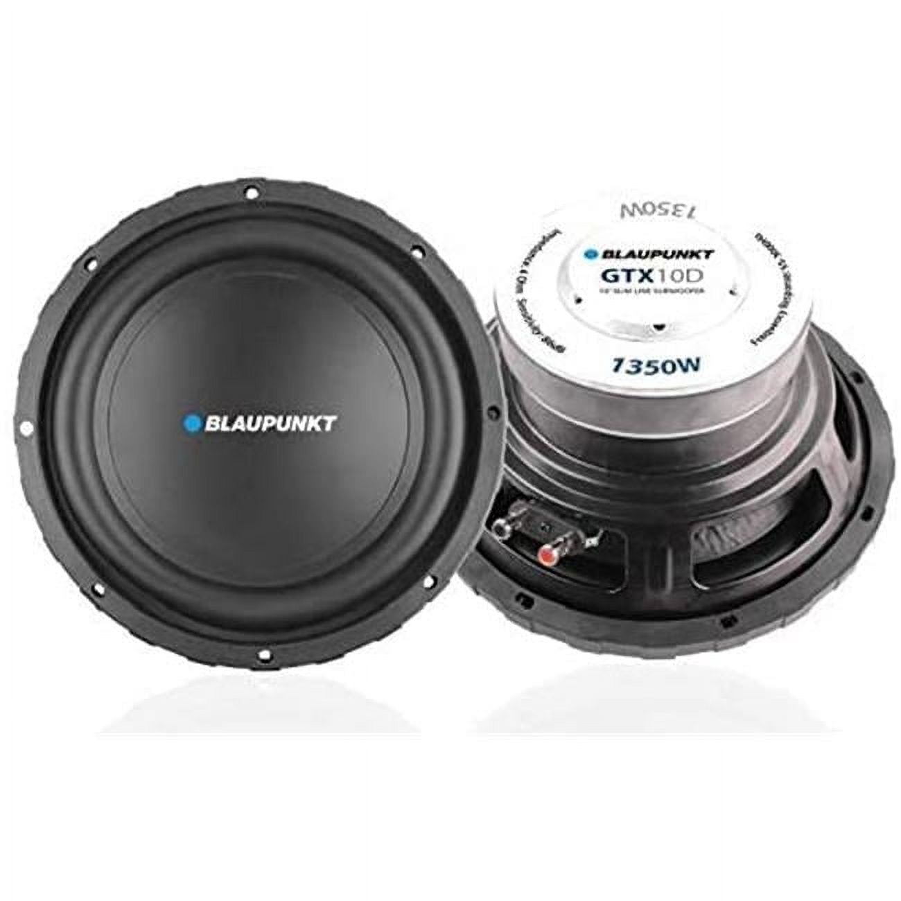 Blaupunkt 10 in. 400W RMS & 800W Max Dual 4 Ohm Voice Coil Woofer ...