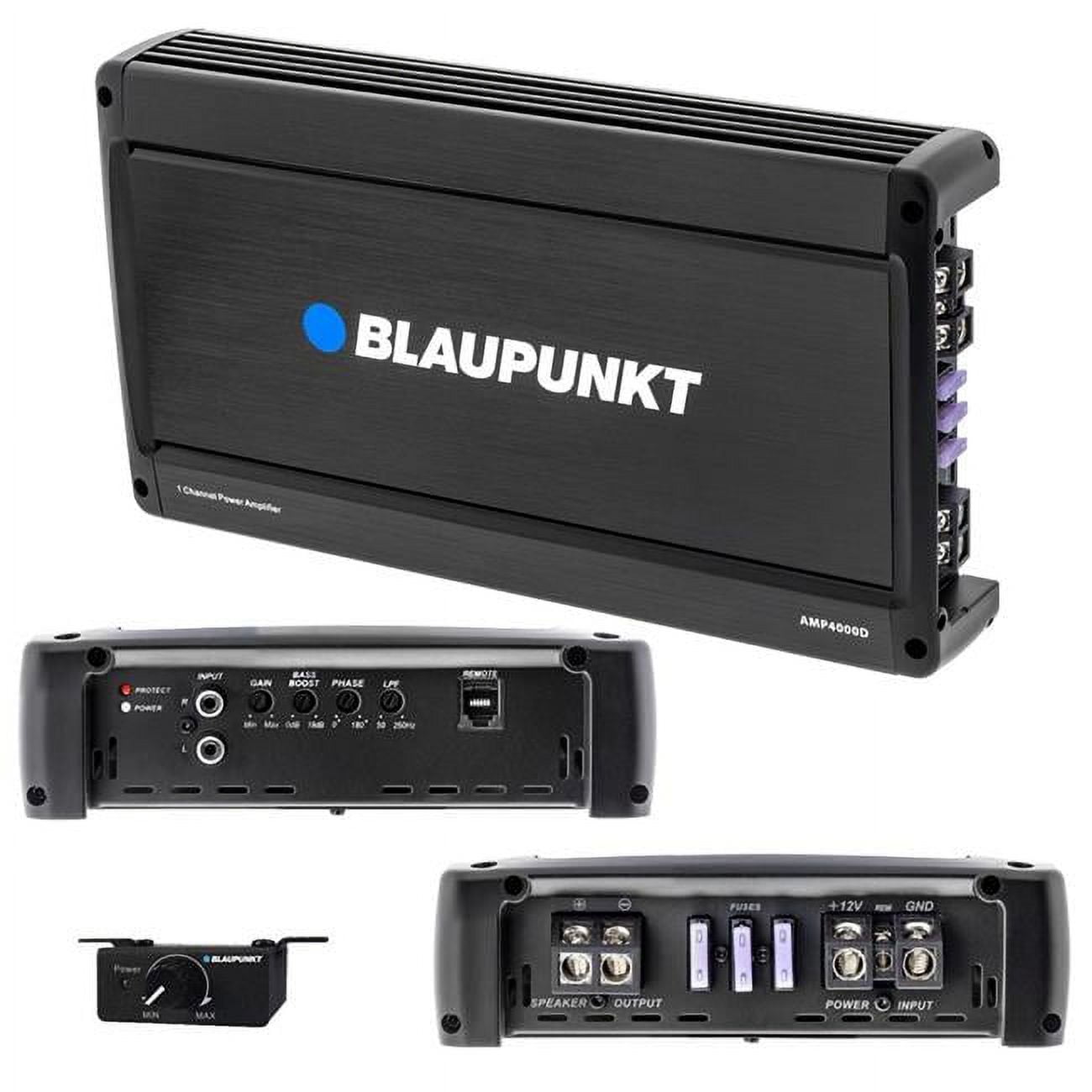 Blaupunkt 1000W RMS & 4000W Max Class D Monoblock Amplifier - Walmart.com