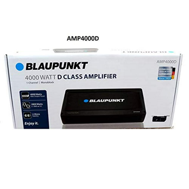 Blaupunkt AMP4000D AMP4000D 4,000-Watt-Max Monoblock Class D Amp with ...