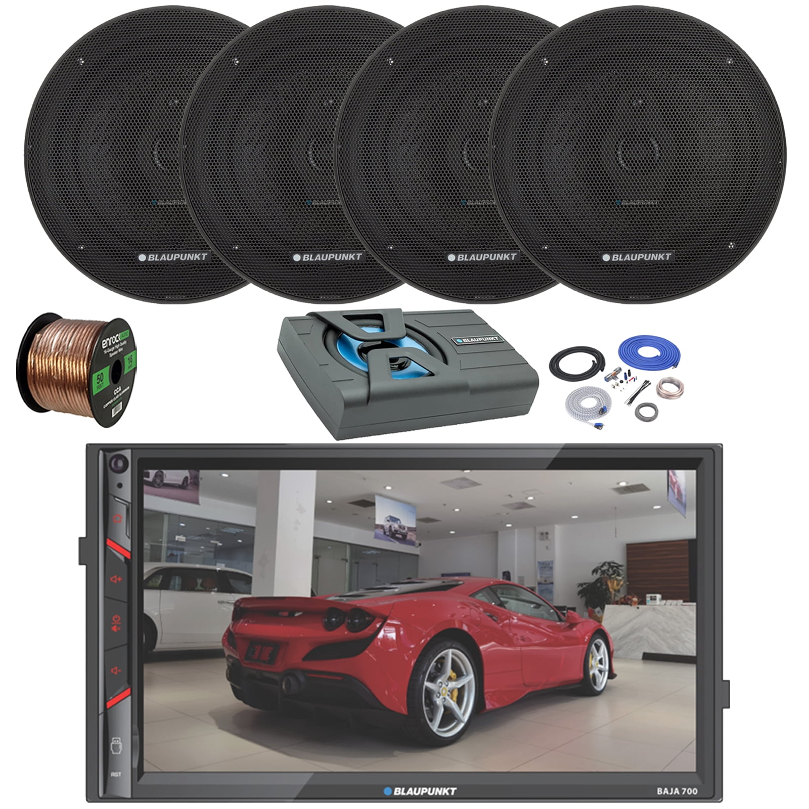 Blaupunkt BAJA 700 7" Touchscreen Bluetooth AM/FM Multimedia Receiver ...