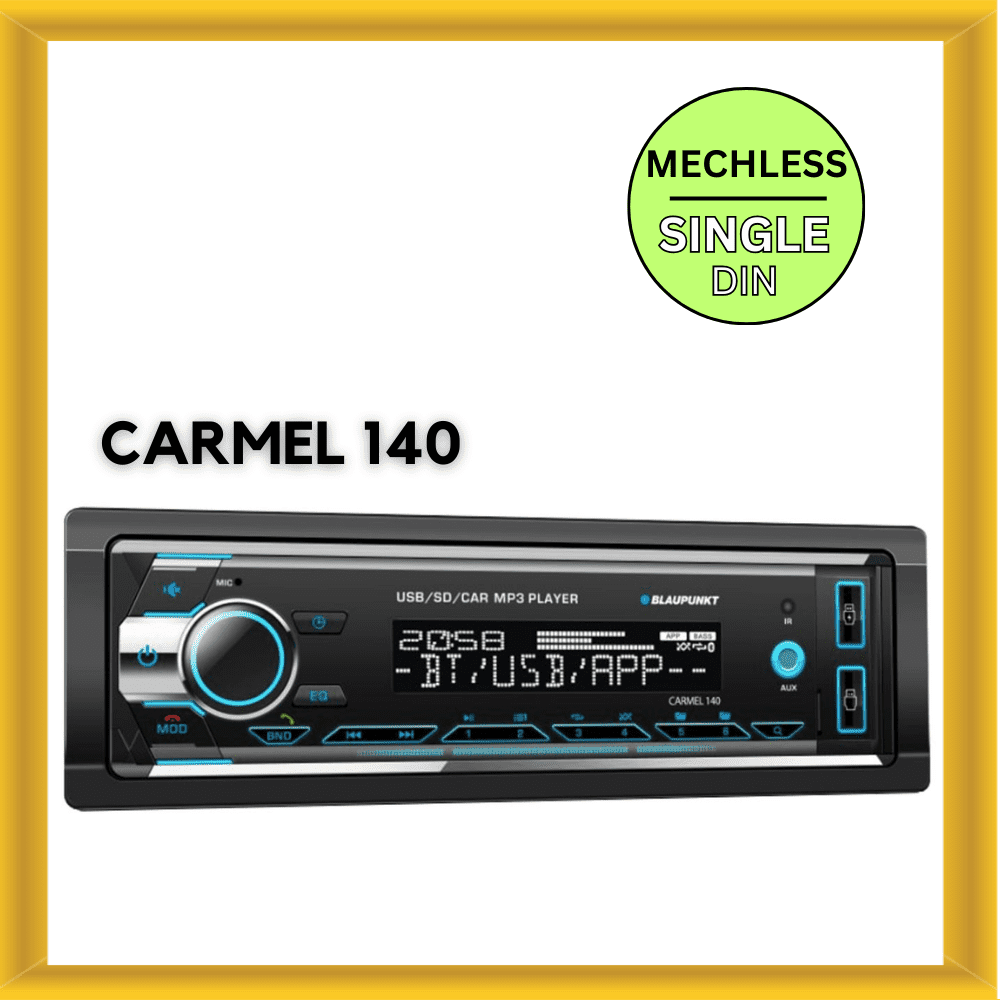 Blaupunkt CARMEL 140 Single Din DVD CD MP3 Receiver with USB Port and Remote - Walmart.com