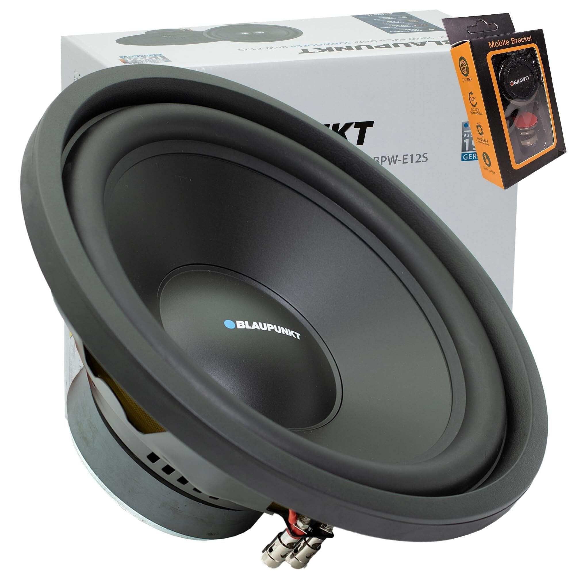 Blaupunkt Mobile High Efficient Adjustable Car Subwoofers, PP Black, 14 ...