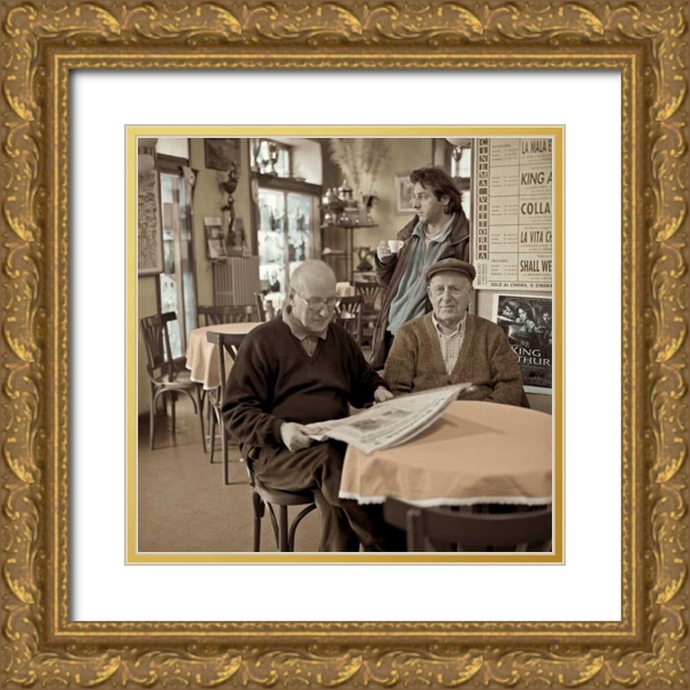 Blaustein, Alan 15x15 Gold Ornate Wood Framed with Double Matting ...