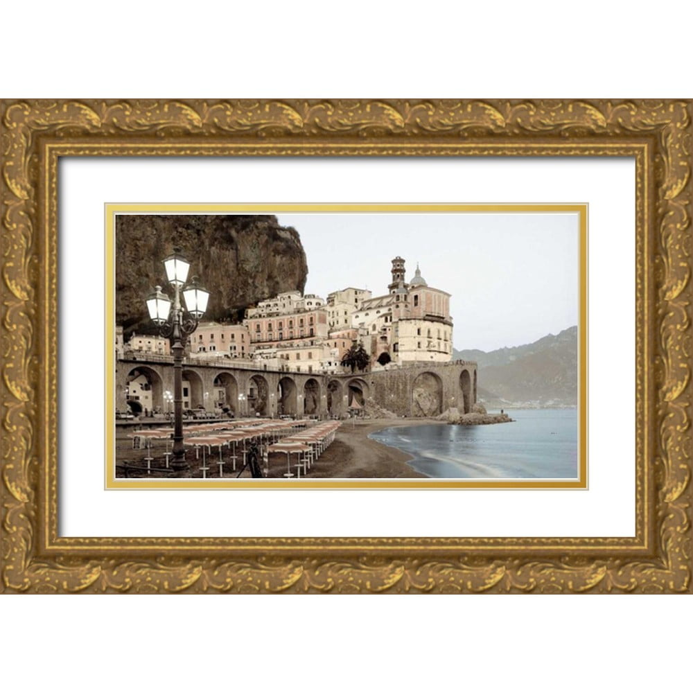 Blaustein, Alan 24x15 Gold Ornate Wood Framed with Double Matting ...