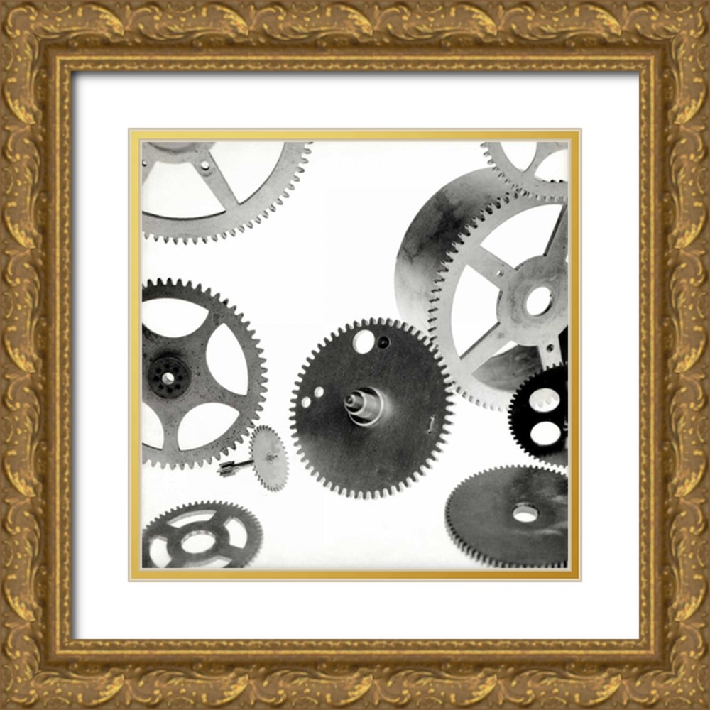 Blaustein, Alan 26x26 Gold Ornate Wood Framed with Double Matting ...