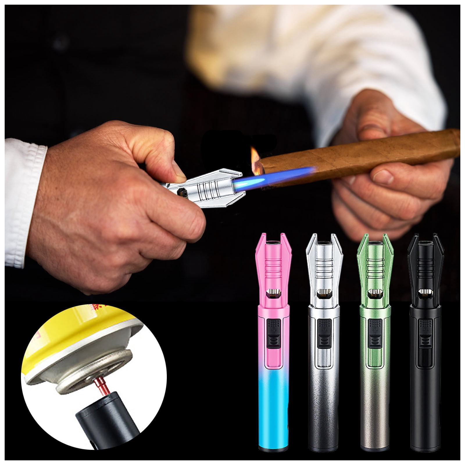 Blaxil Small Portable Handheld Spray Lighter, Mini Welding Torch with ...