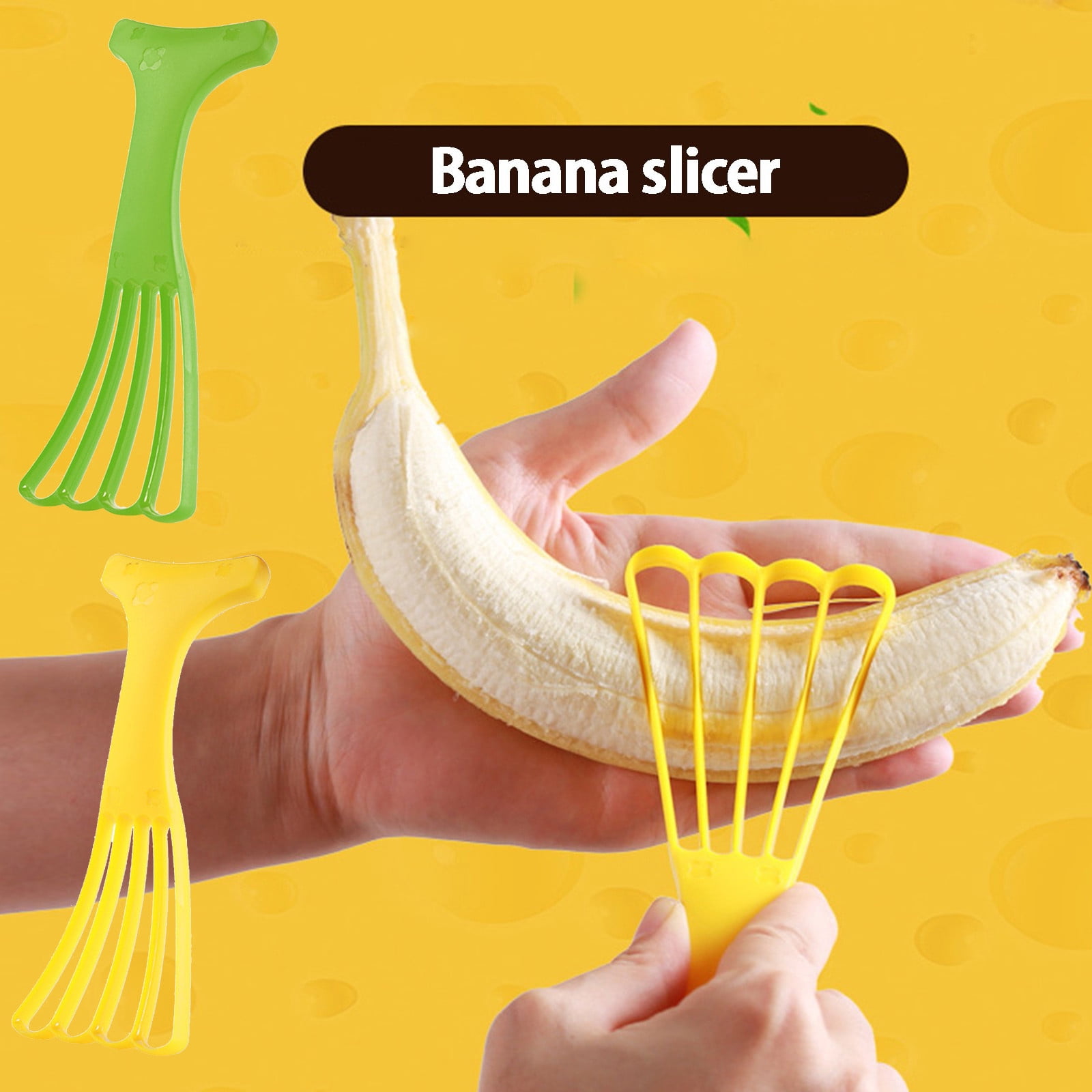 Blaxill Banana Slicer & Fruit Divider | Fast Slice Banana Cutter | Easy ...