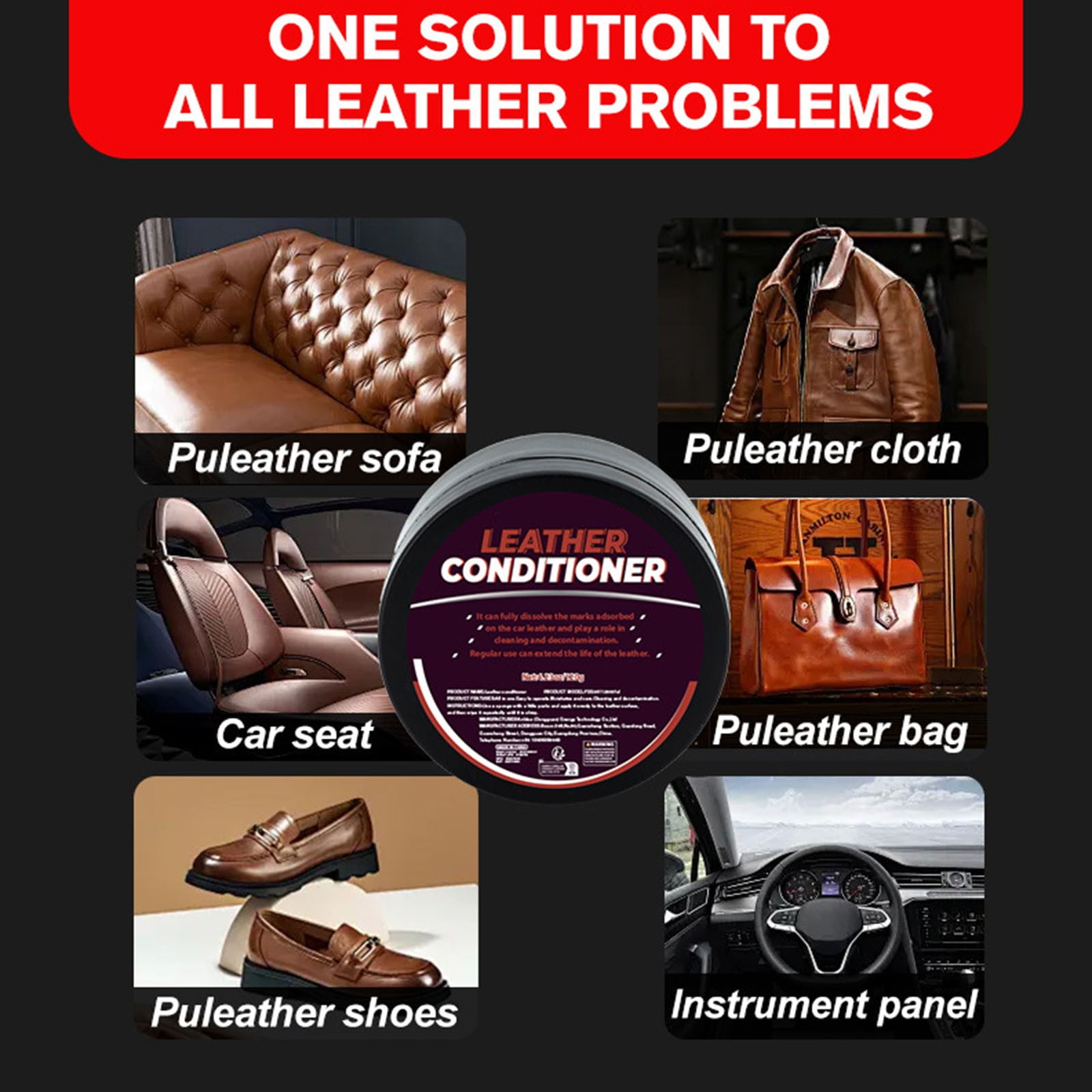 Blaxill Car Leather Cleaner 120g | Leather Color Restorer & Conditioner ...