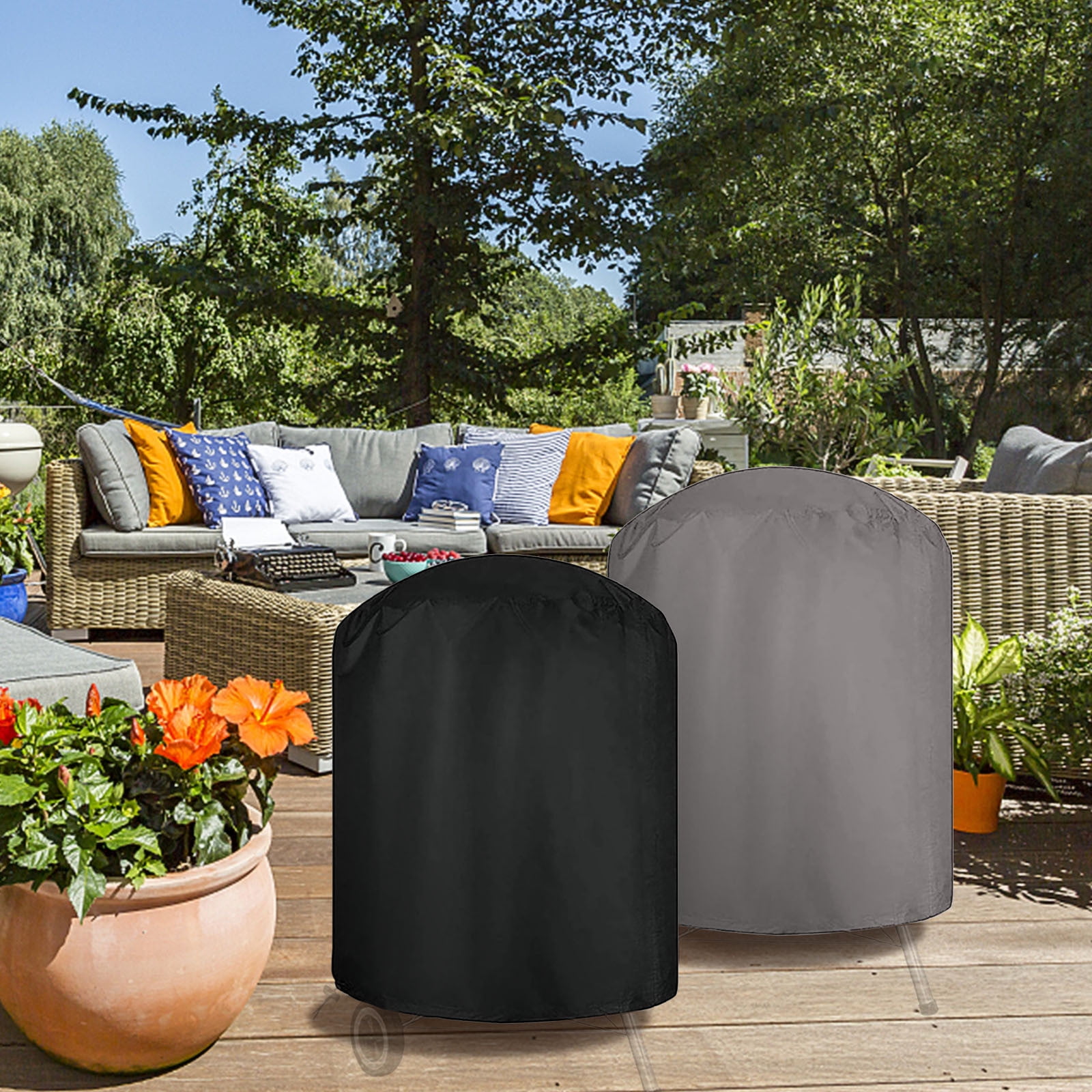 Blaxill Charcoal Kettle Grill Cover | Heavy-Duty Waterproof PVC-Coated ...