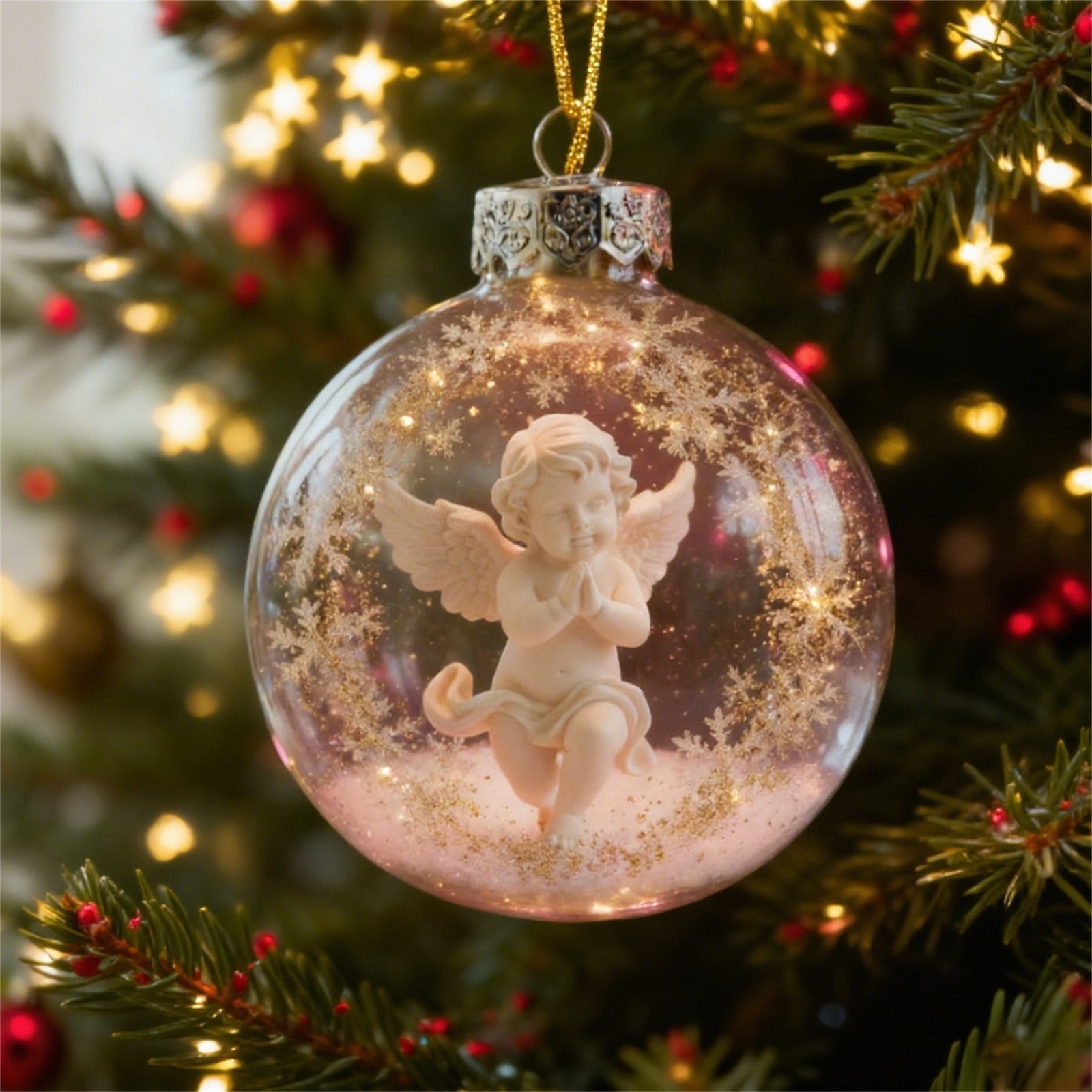 Blaxill Christmas Ball Ornaments | 2D Design Hanging Pendants | Festive ...