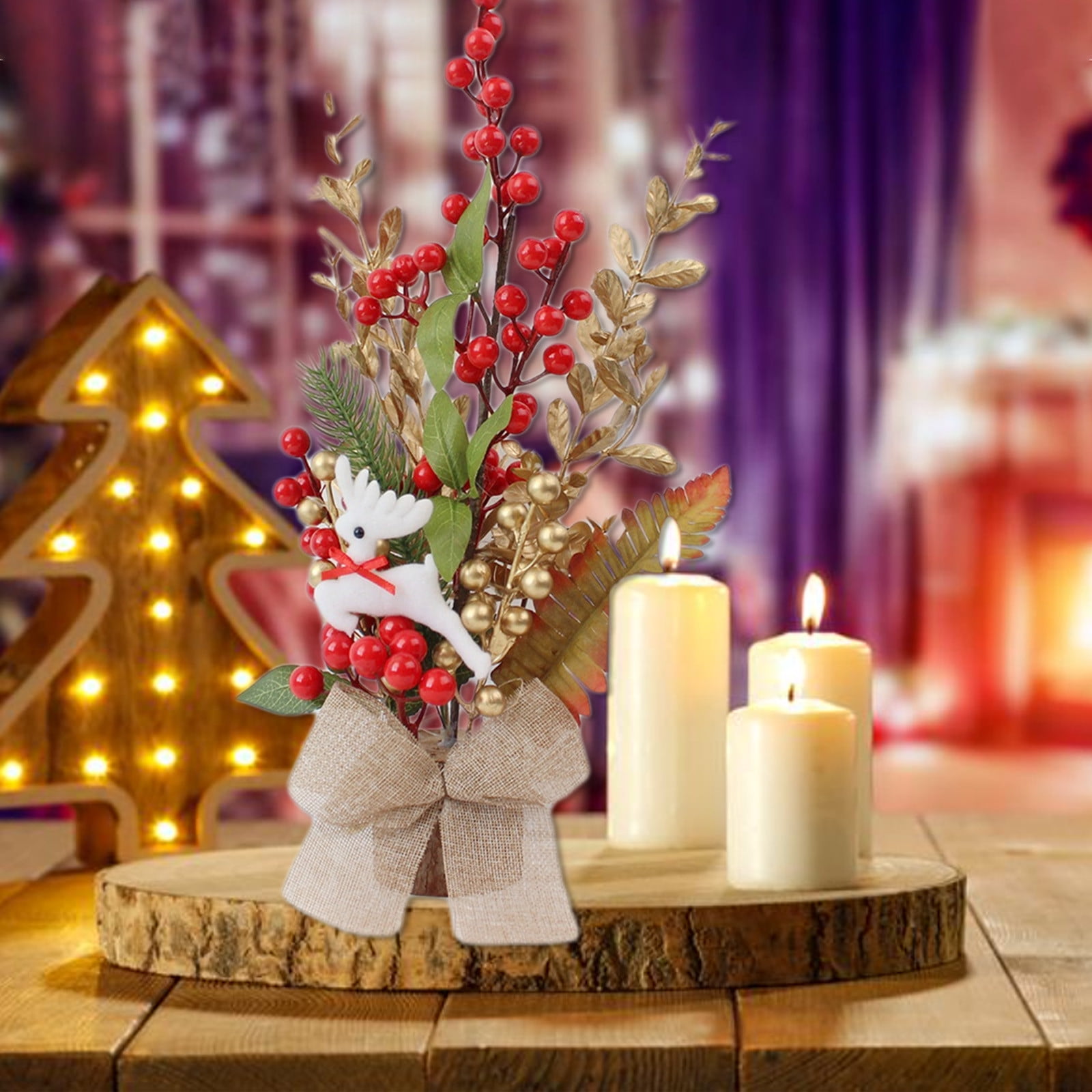 Blaxill on Clearance Mini Artificial Christmas Tree, Desktop Xmas Tree ...