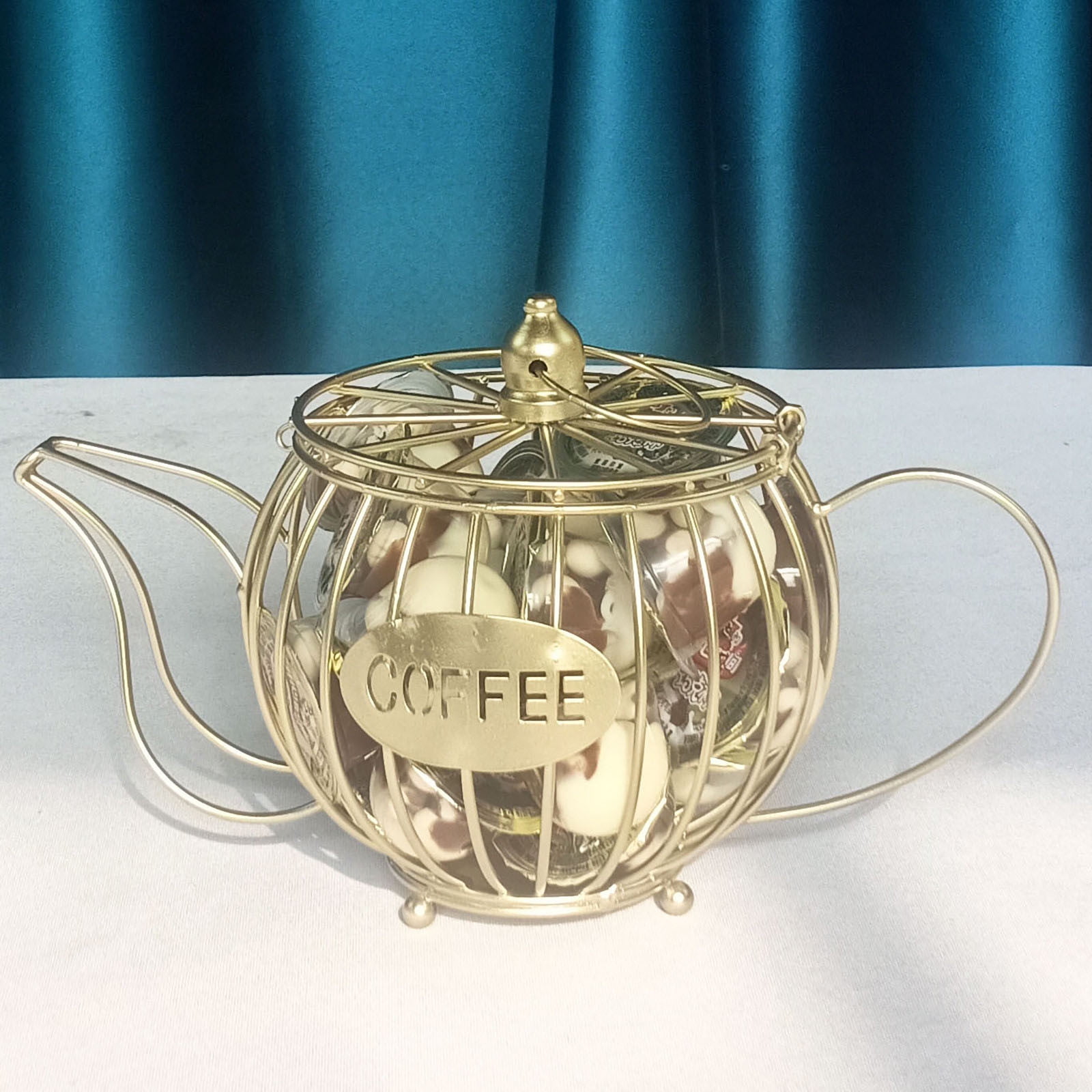 Blaxill Coffee Pod Holder Mug Shape Organizer – Anti-Rust Metal Storage ...