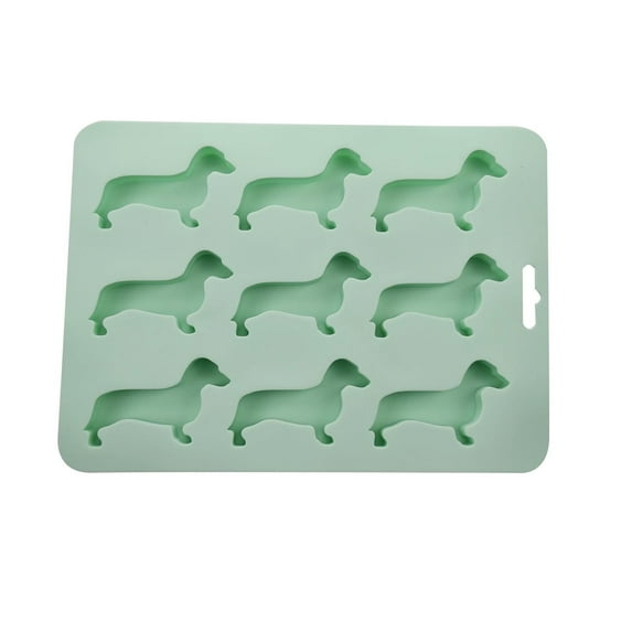Blaxill Dachshund Dog Shape Ice Cube Tray | Wiener Mold for Candy ...