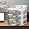 Blaxill Drawer-Type Desktop Storage Box Organizer | Multi-Drawer Office ...