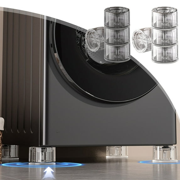 Blaxill Furniture Risers | Heavy-Duty Round Adjustable Bed Lifts ...