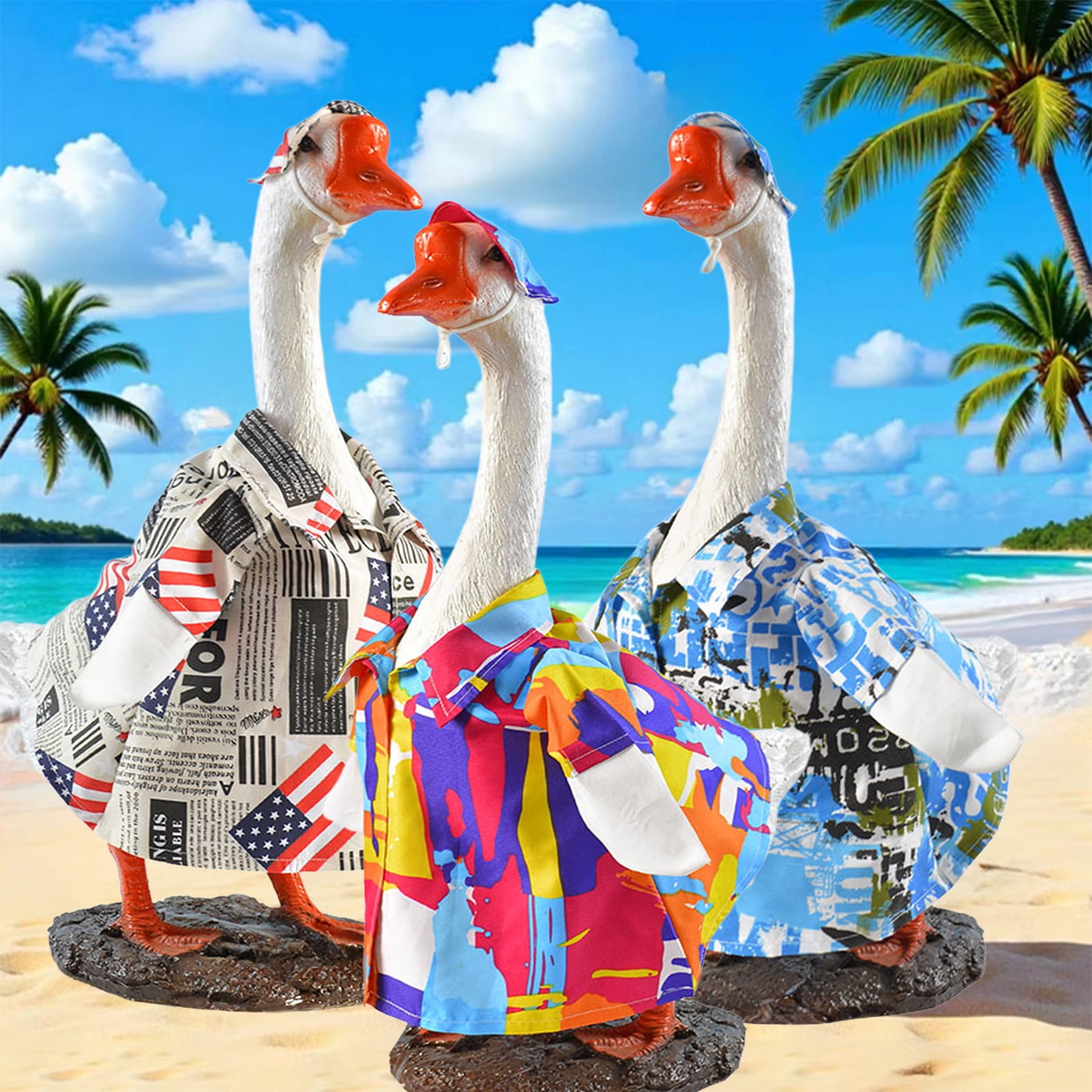 Blaxill Goose Costume for Outdoor Porch Decor | Fits 23 Inch White ...