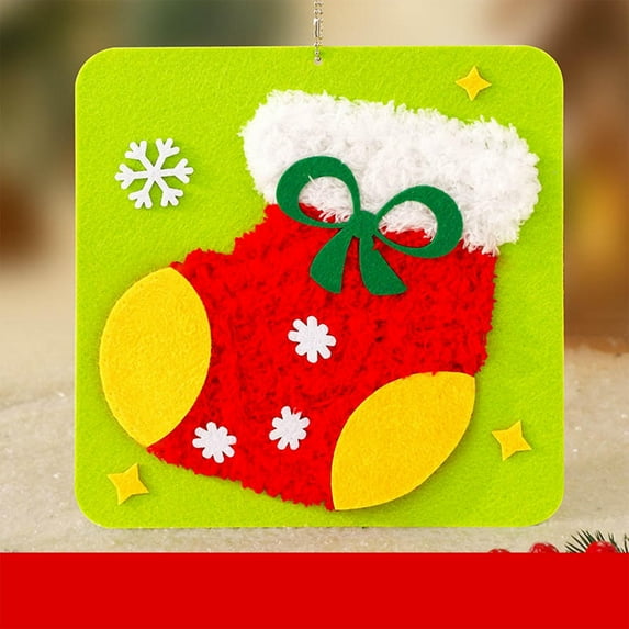 Blaxill Handmade Christmas Sewing Yarn Embroidery Kit | DIY Art ...