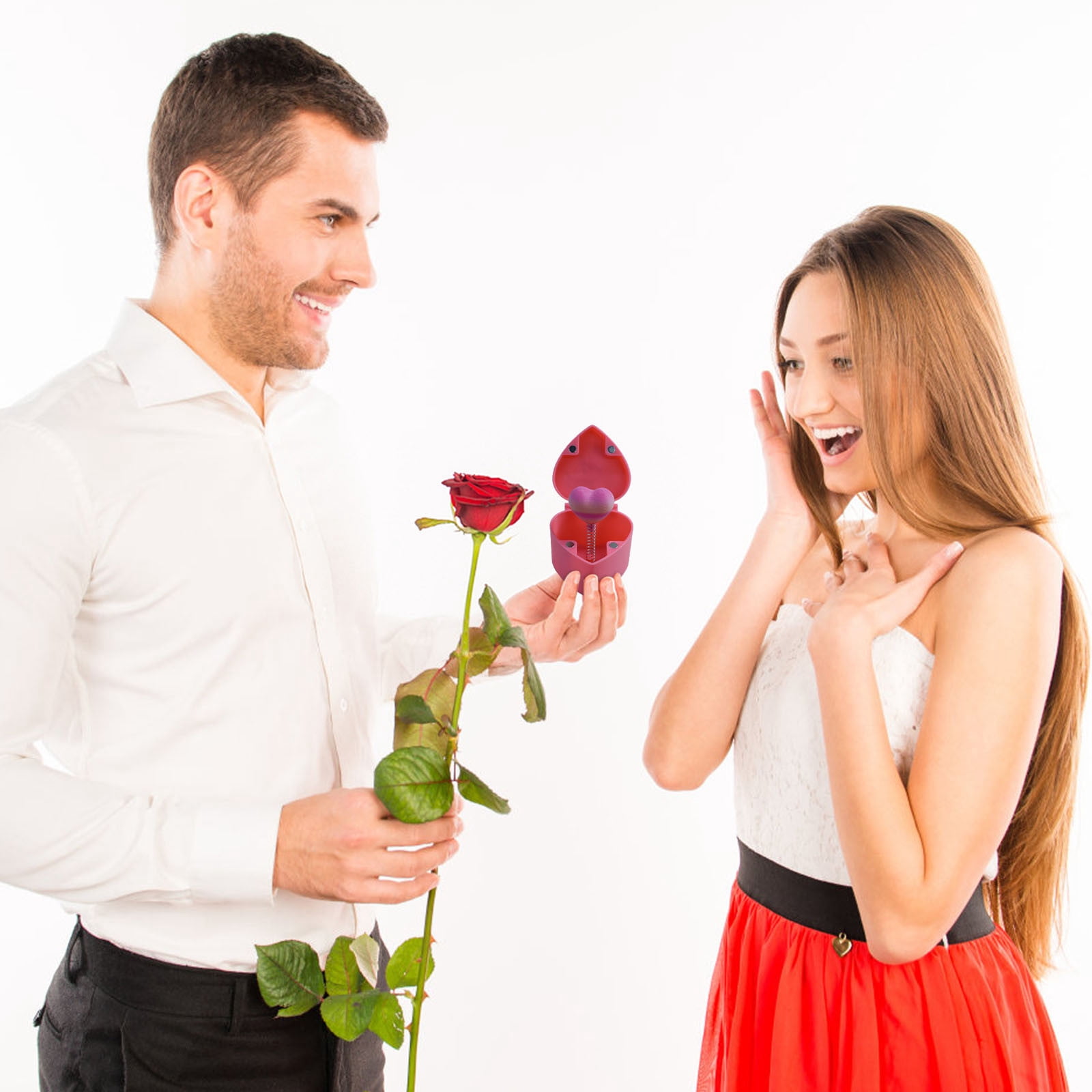 Blaxill Heart Pop Up Gift Box | Printed Bouncing Surprise Heart ...