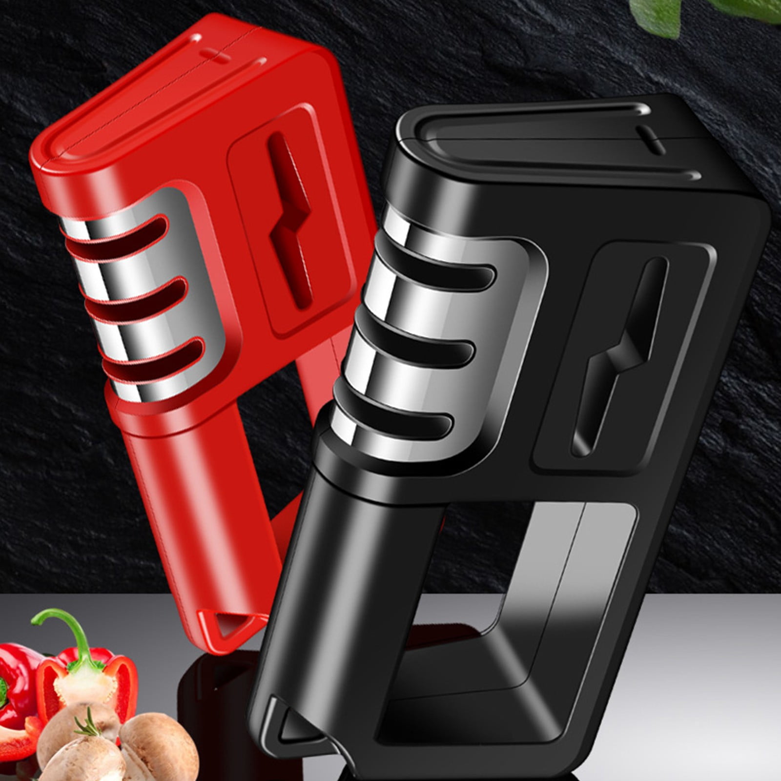 Blaxill Kitchen Knife Sharpener Ceramic Stone | Handheld 3-Stage Blade ...