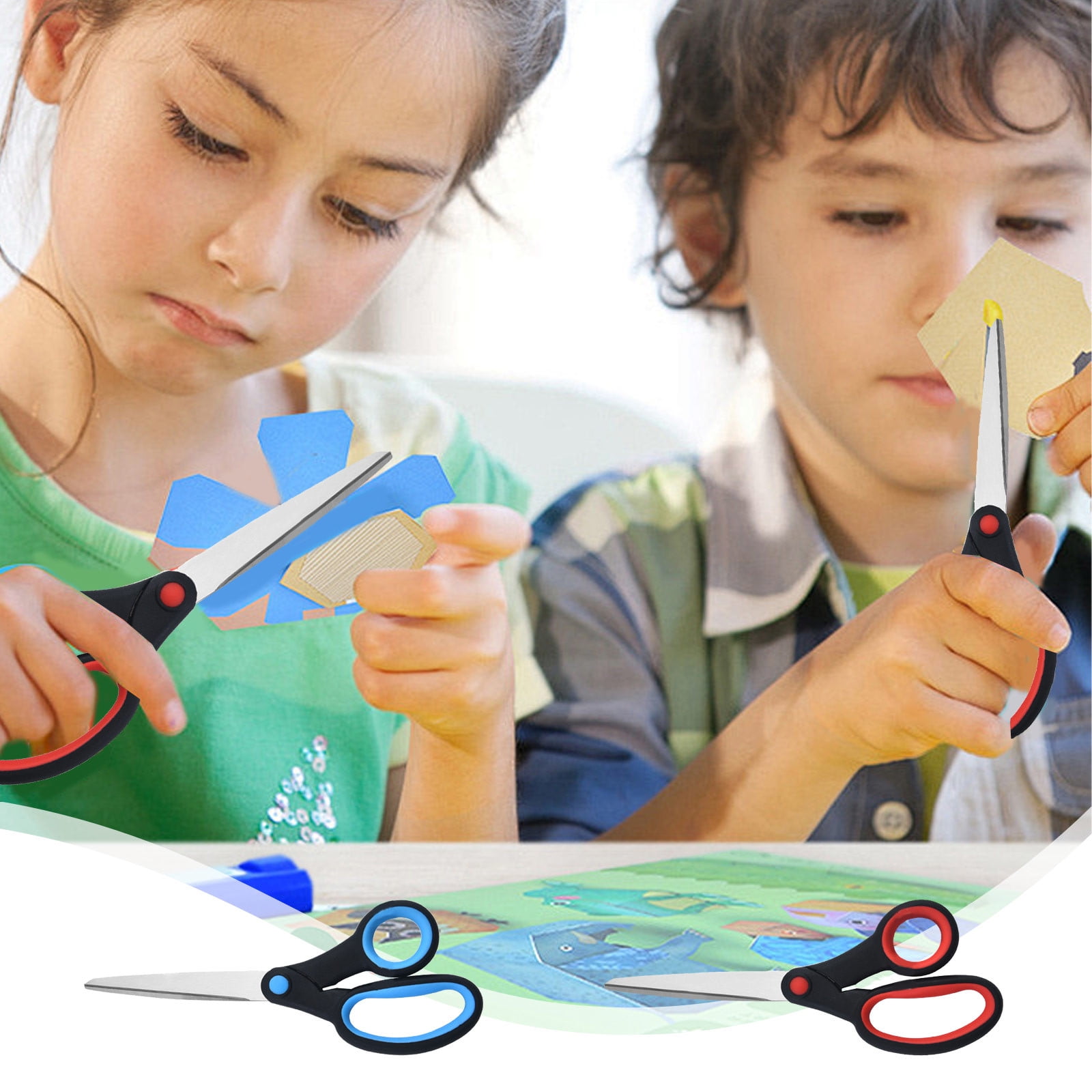 Blaxill Left Handed Stainless Steel Scissors | Ergonomic Office ...