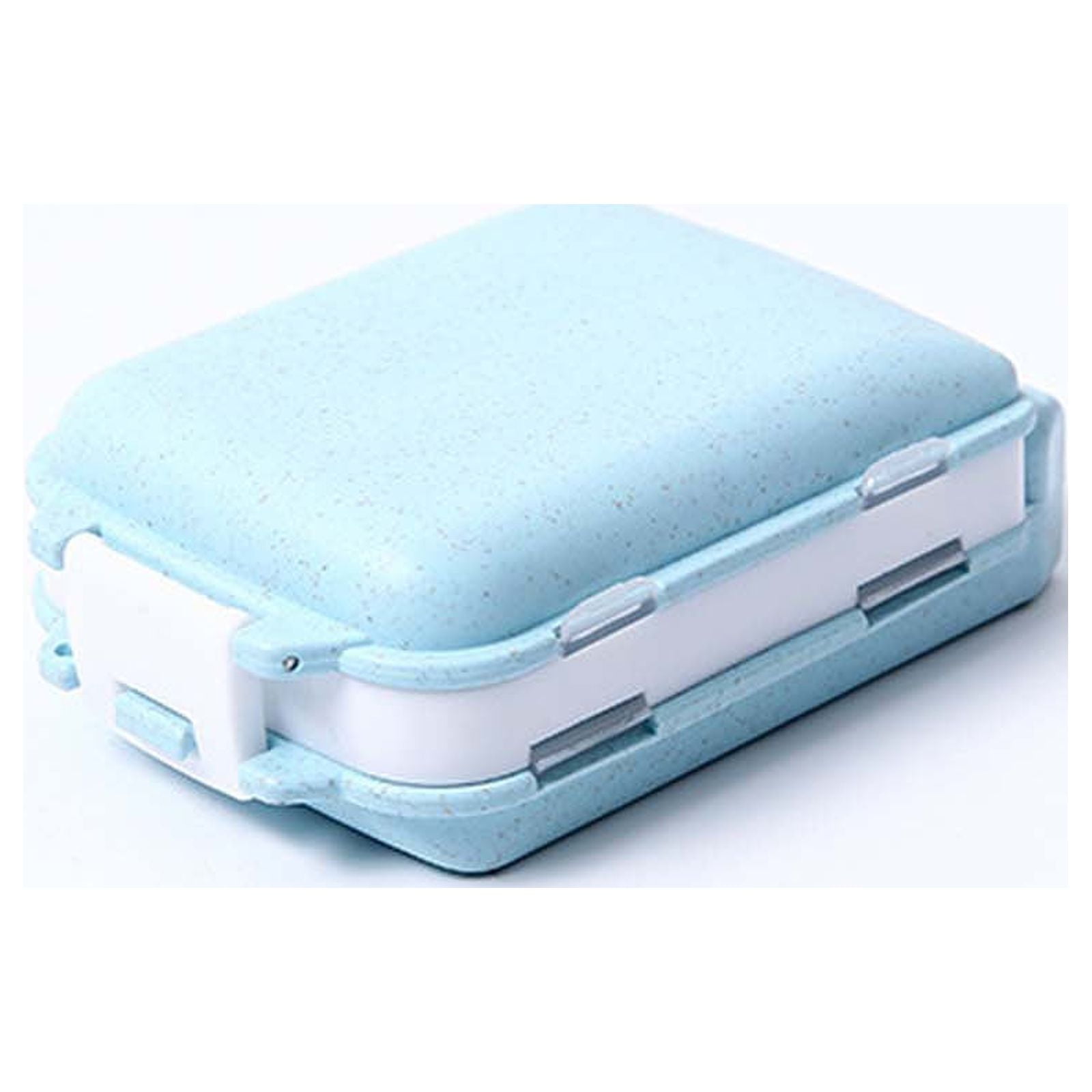 Blaxill Mini Tablet Organizer Box | Portable Pill Dispenser | Double ...