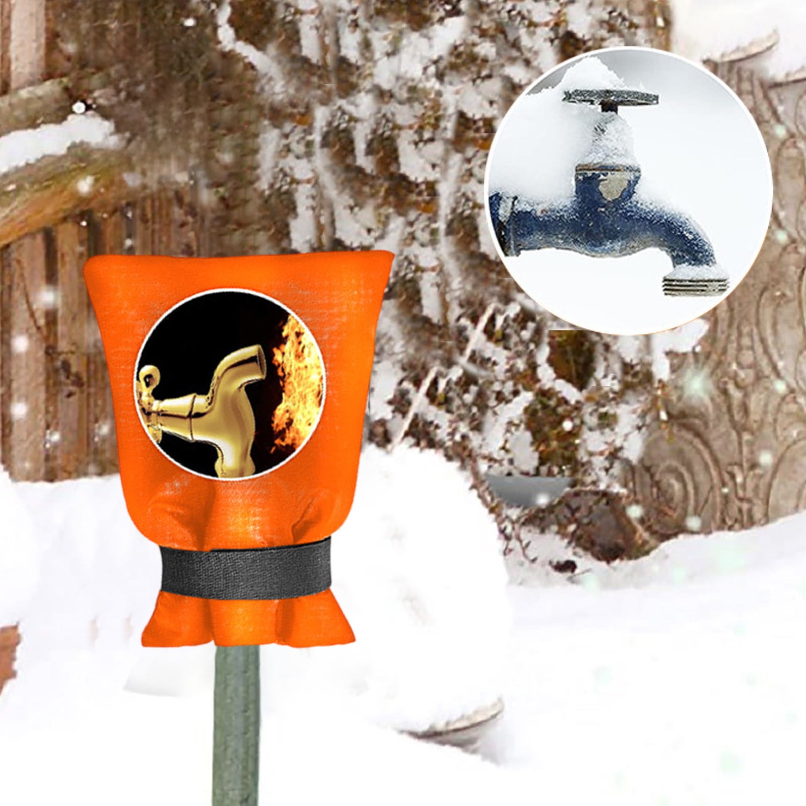 Blaxill Outdoor Faucet Insulation Cover for Winter Protection ...