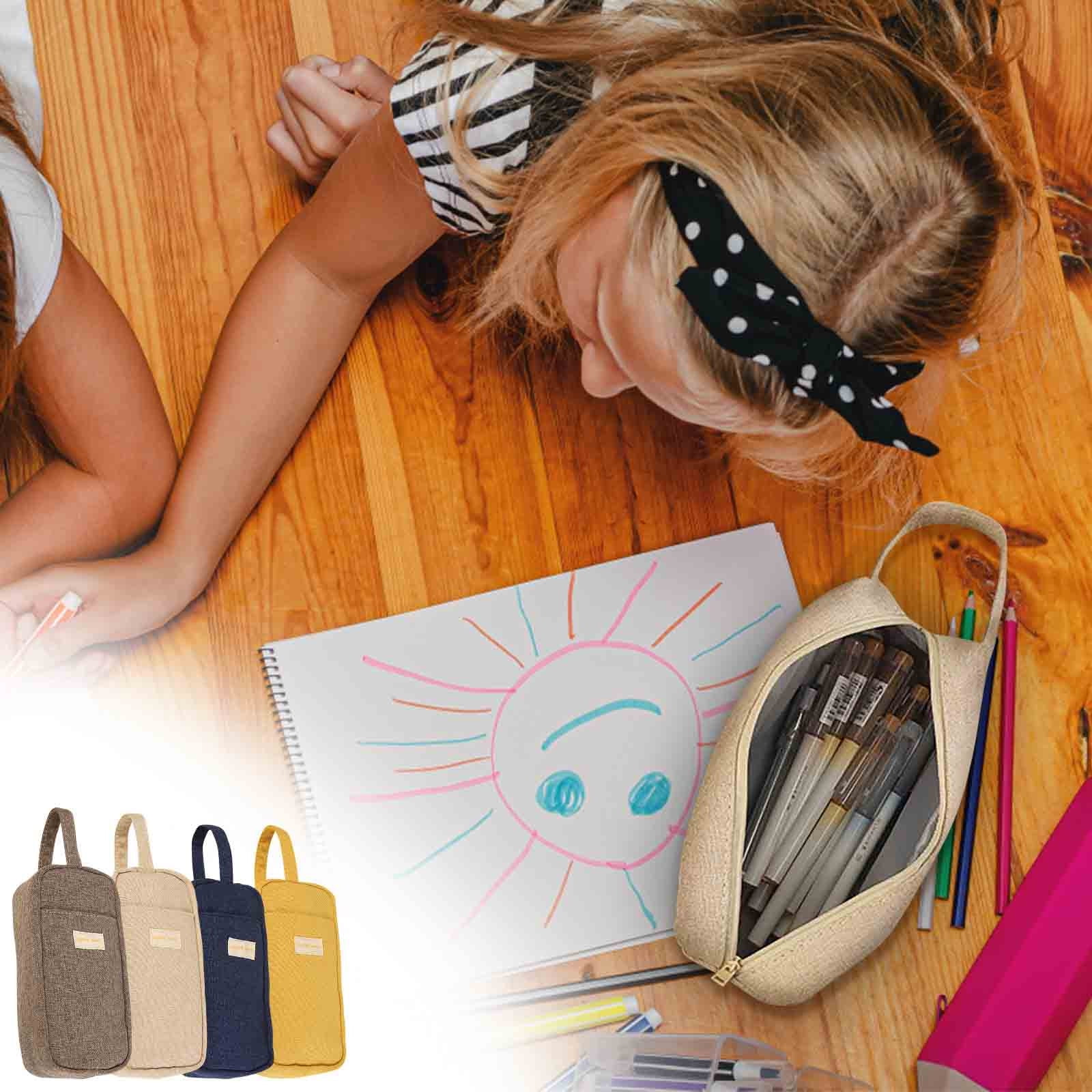 Blaxill Pencil Case Organizer | Large Capacity Fabric Stationery ...