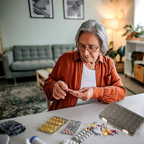 Blaxill Pill Organizer Box 7-Day Large Capacity Weekly Case | Portable ...