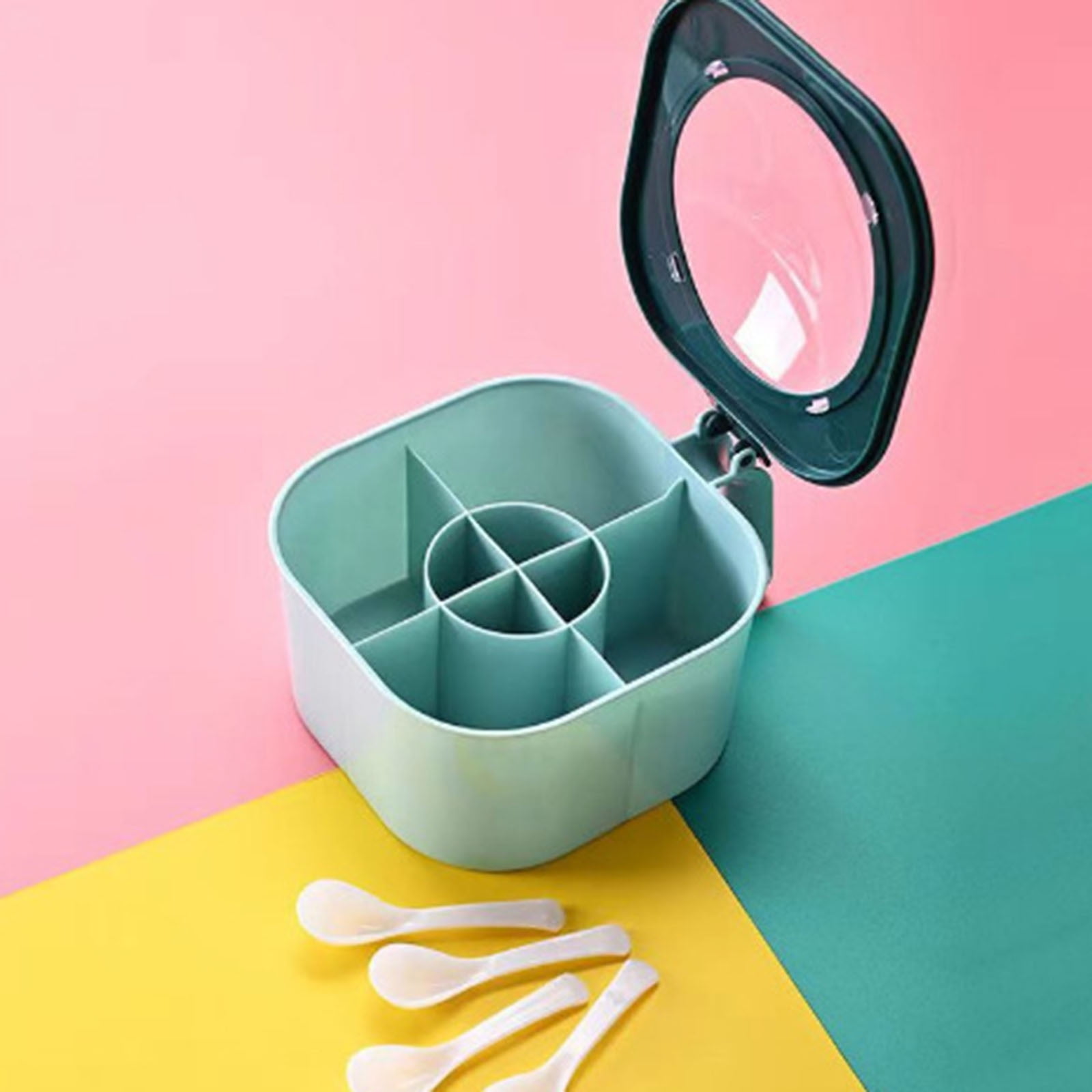 Blaxill Seasoning Box Set | Four-Compartment Spice Organizer with ...